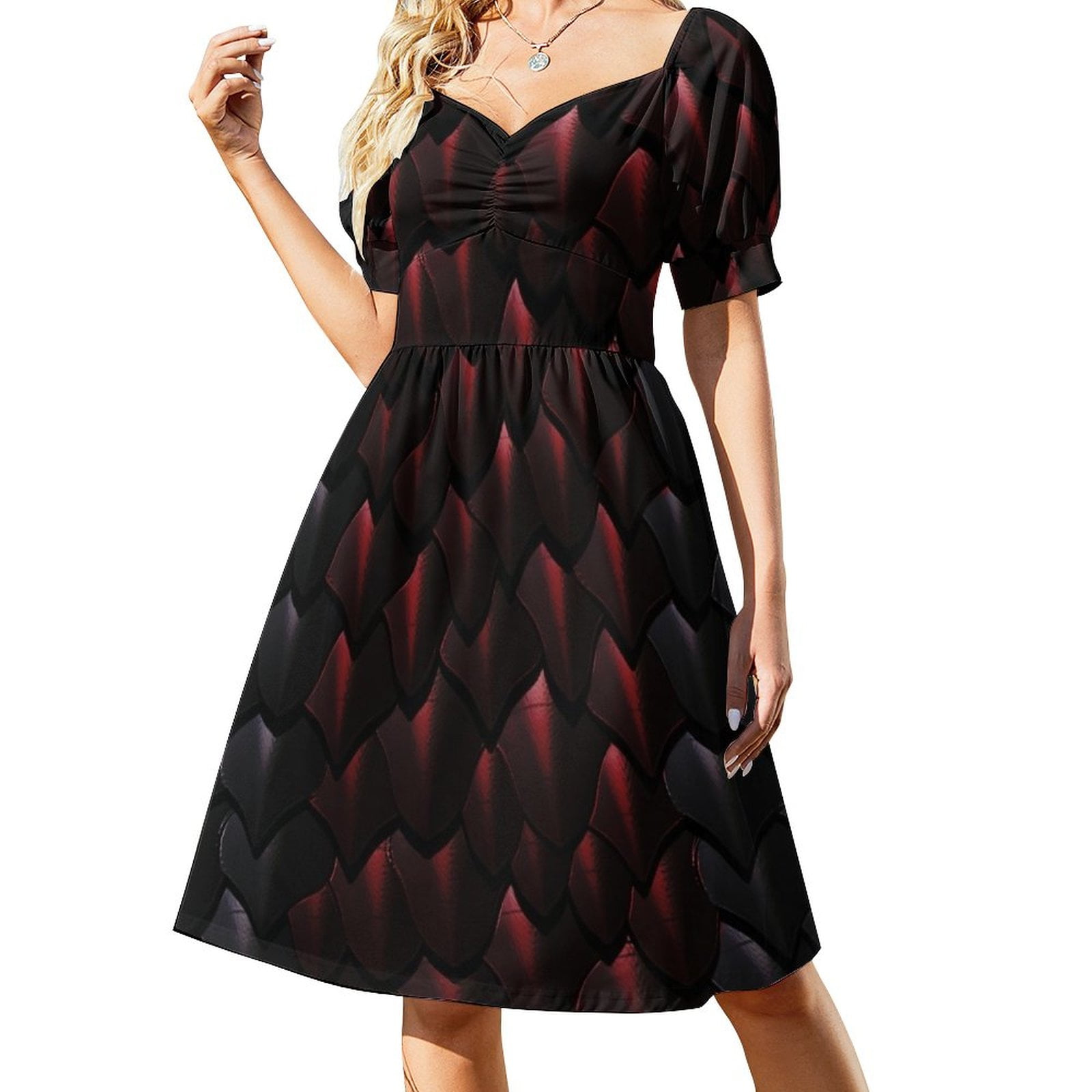 Dragon scales Sleeveless Dress Casual dresses beach dresses fairy dress ...