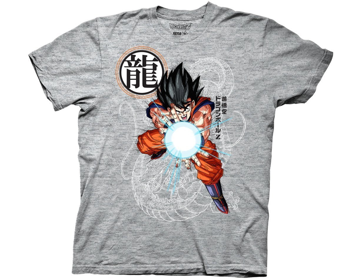 DragonBall Z Mens T-Shirt Goku Fireball Officially Licensed - Walmart.com