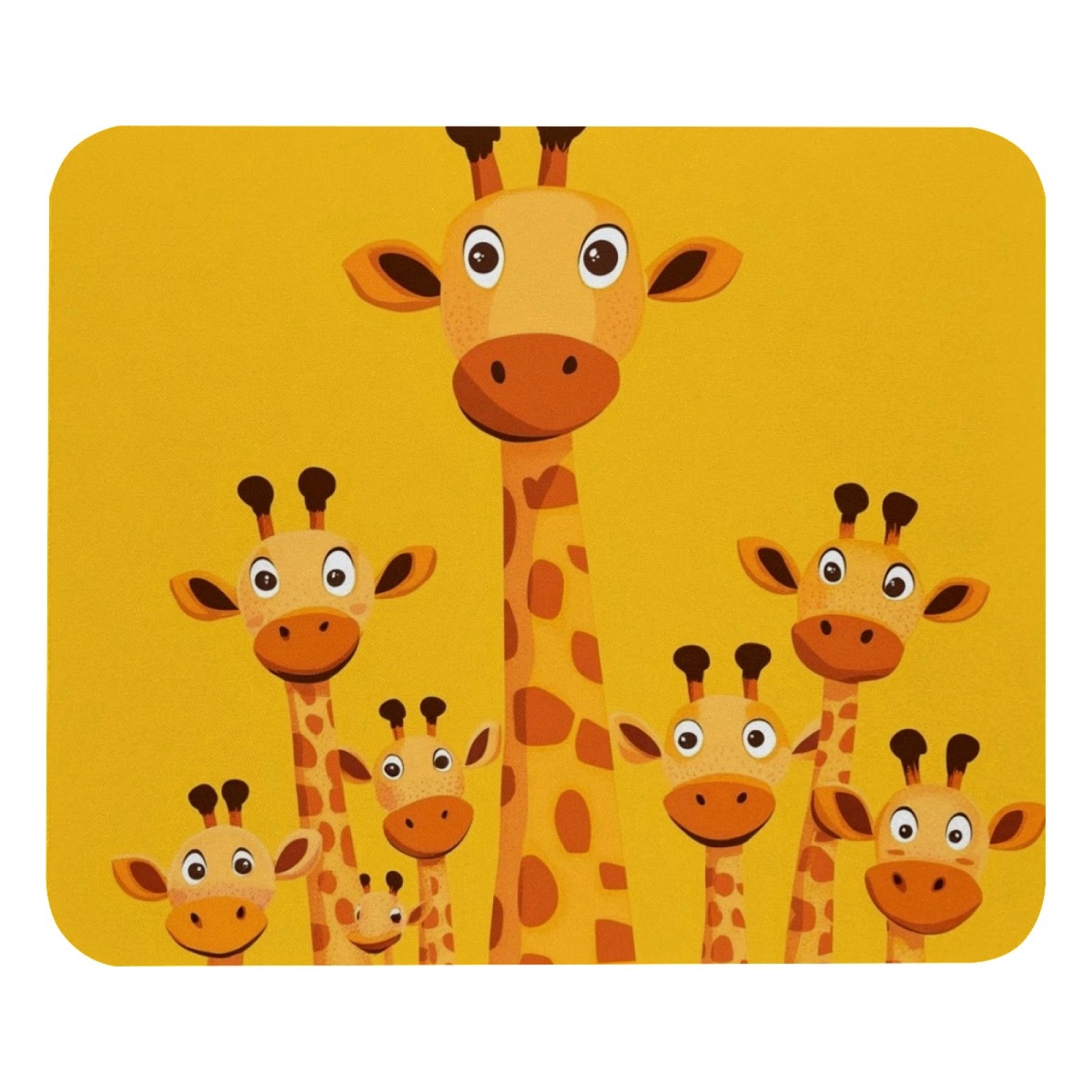 DragonBtu Cute Giraffe Small Mouse Pad - Smooth Surface, 8.3" x 9.8 ...