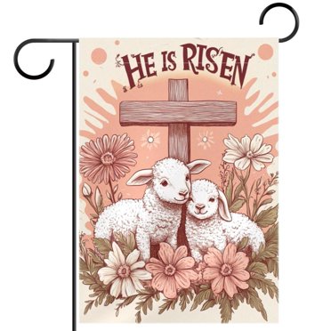 Toland Home Garden Peek-A-Boo Bunny Eggs Easter Flag Double Sided 28x40 ...