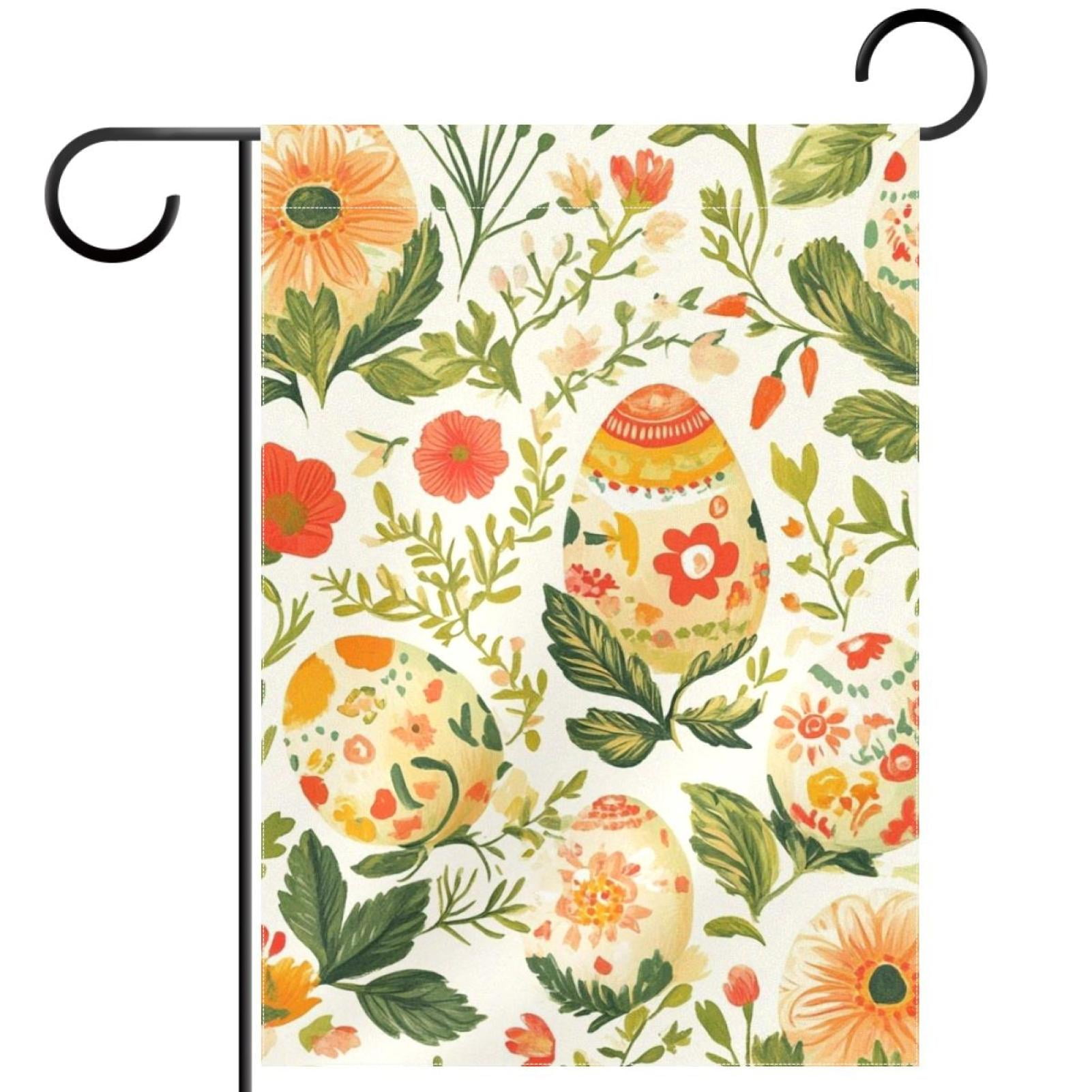 DragonBtu Easter Garden Flag, 28" x 40" Waterproof Double Sided ...
