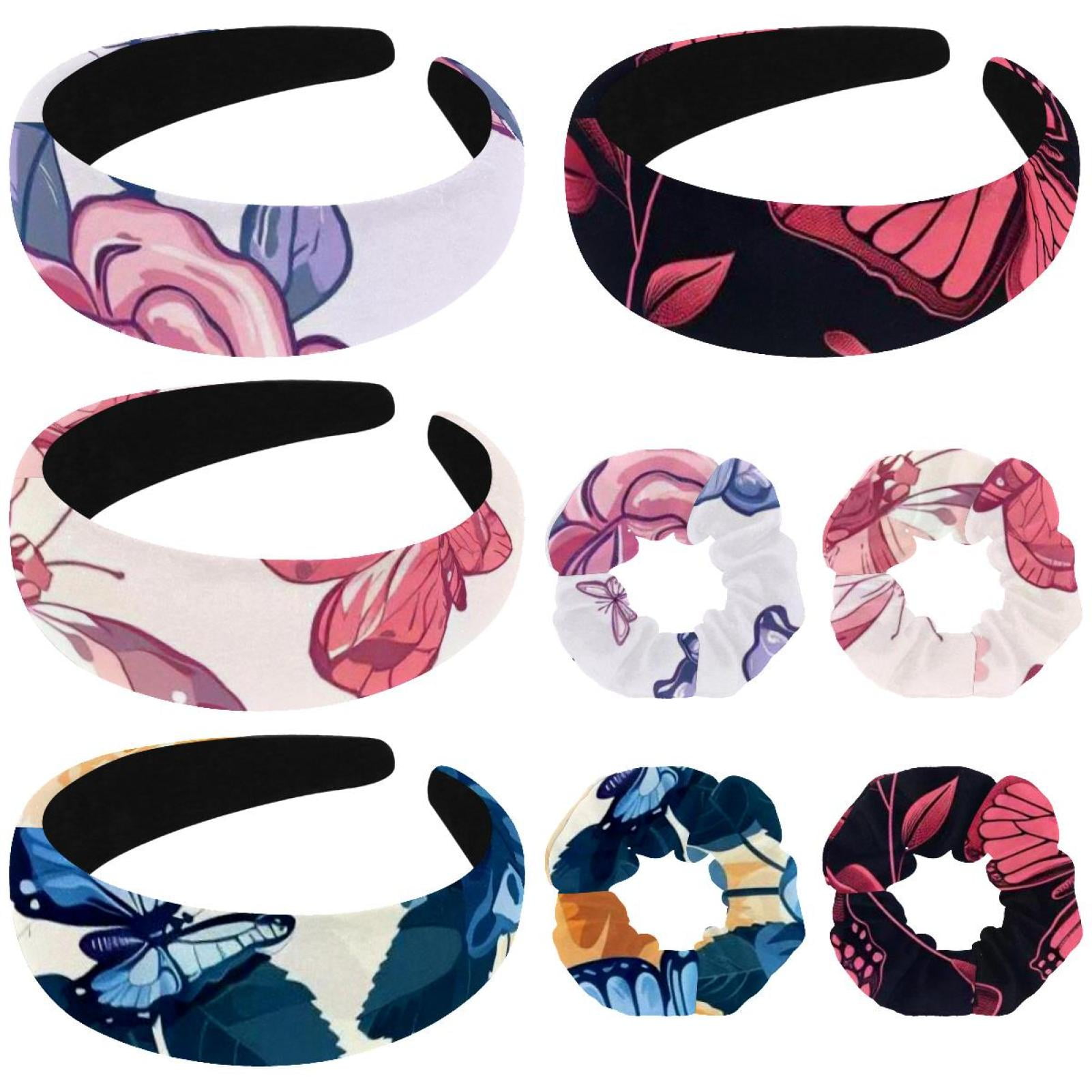 DragonBtu Headbands with Hair Ring for Women Girls - 4 PCS Stylish Hair ...