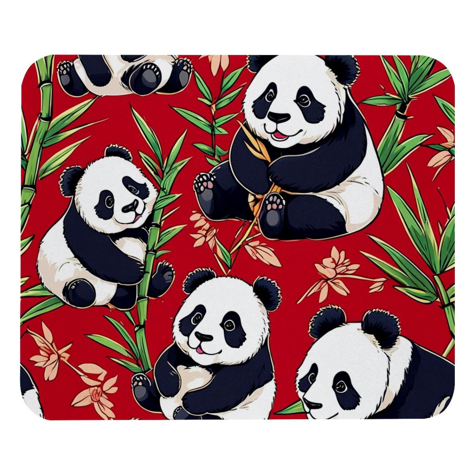 DragonBtu Mouse Pad Cute Panda, Small Desk Pad, Desk Mat with Non-Slip ...