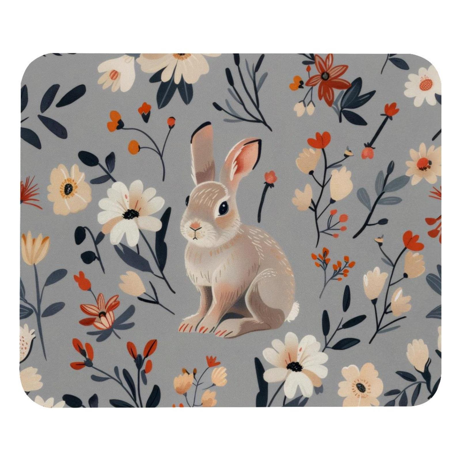 DragonBtu Mouse Pad Rabbit, Small Desk Pad, Desk Mat with Non-Slip ...