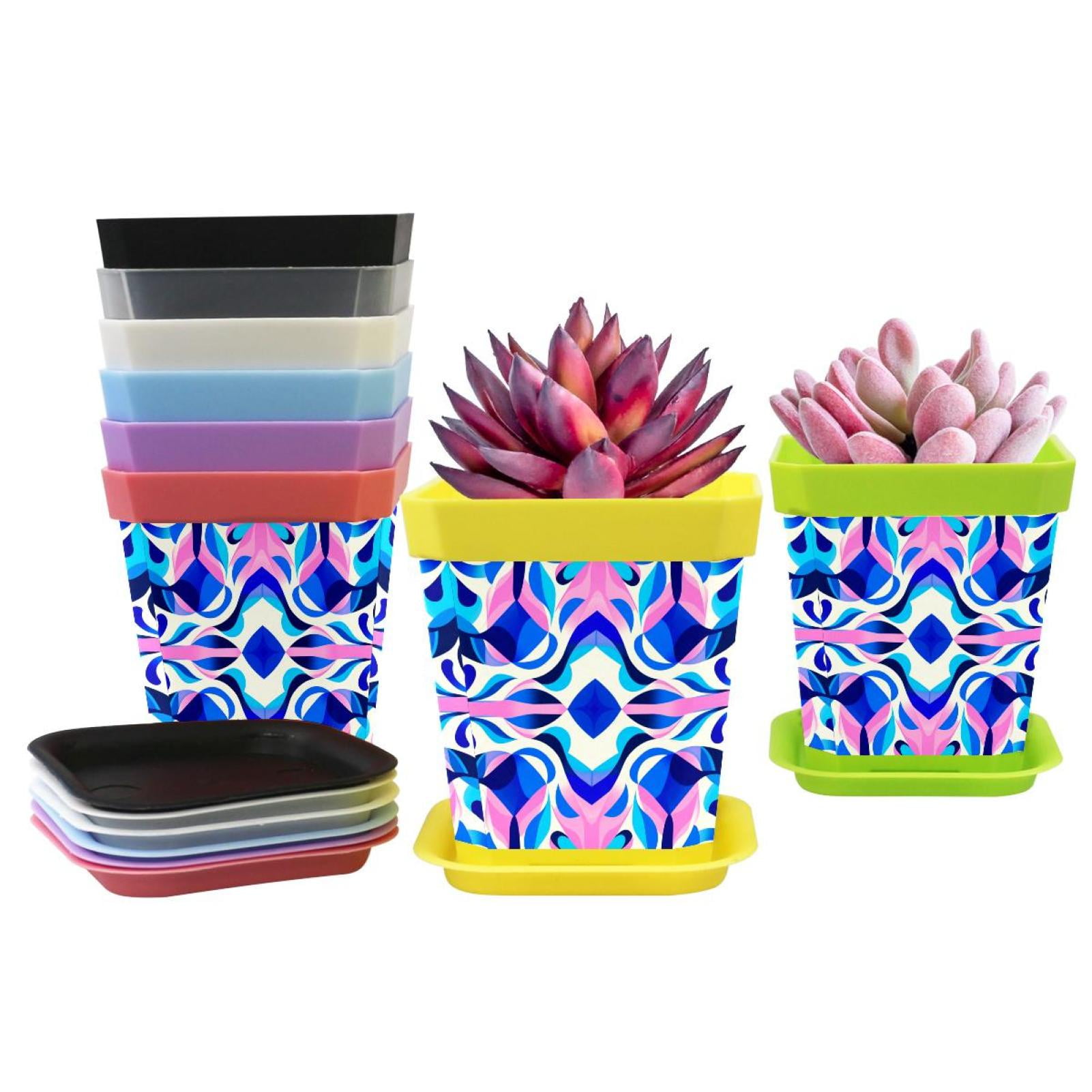 DragonBtu Plant Pots with Drainage - Home Decor Flower Pots for Indoor ...