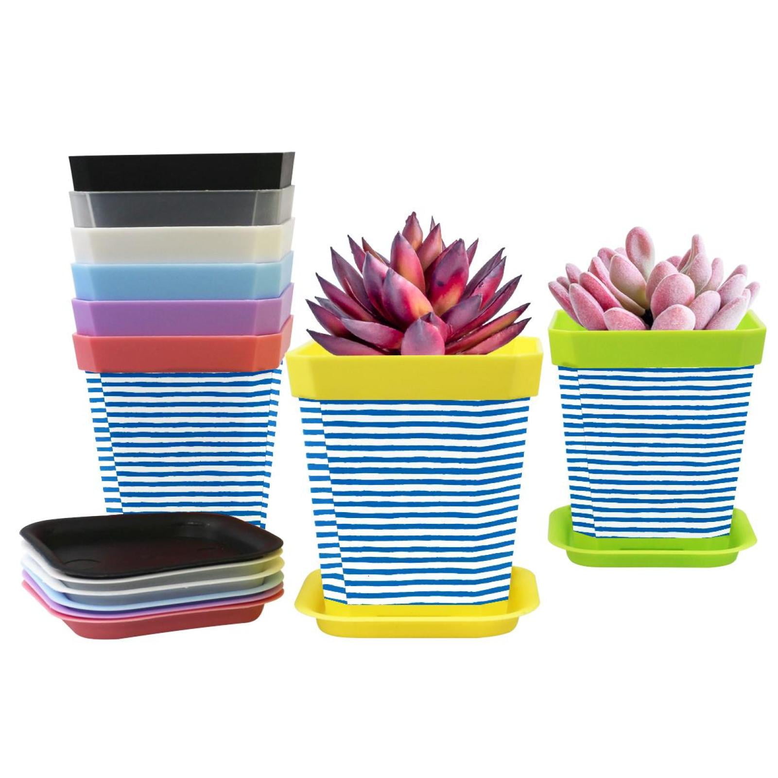 DragonBtu Plant Pots with Drainage - Home Decor Flower Pots for Indoor ...