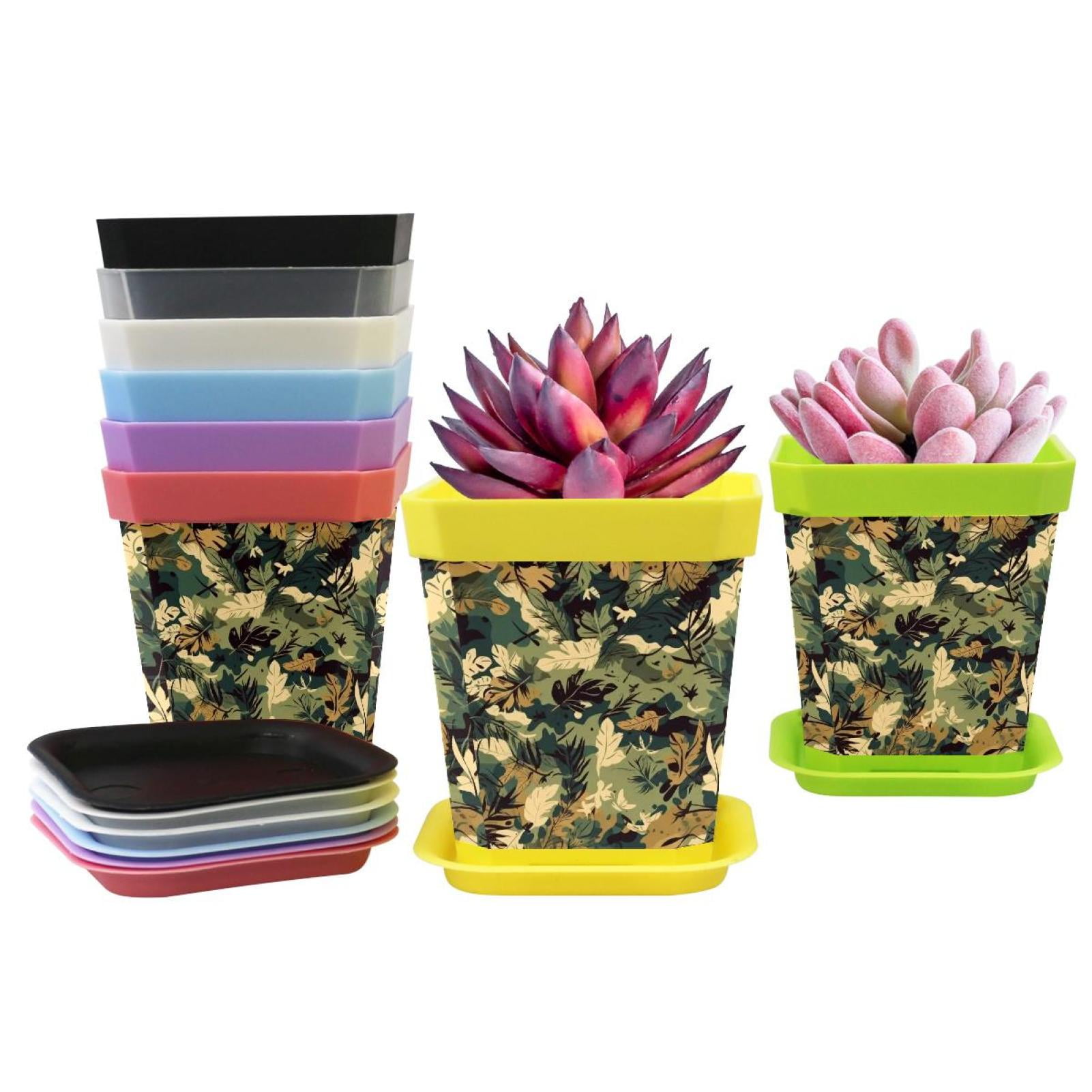 DragonBtu Plant Pots with Drainage - Home Decor Flower Pots for Indoor ...