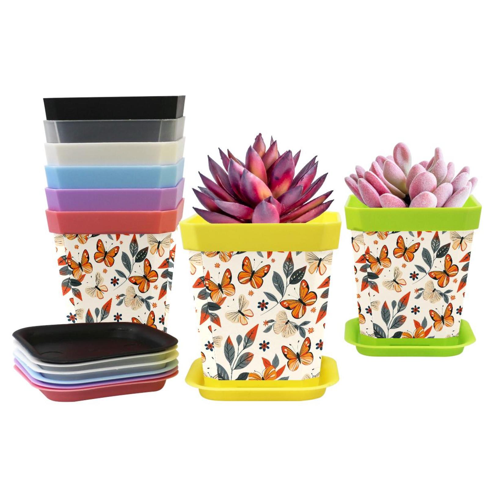 DragonBtu Plant Pots with Drainage - Home Decor Flower Pots for Indoor ...