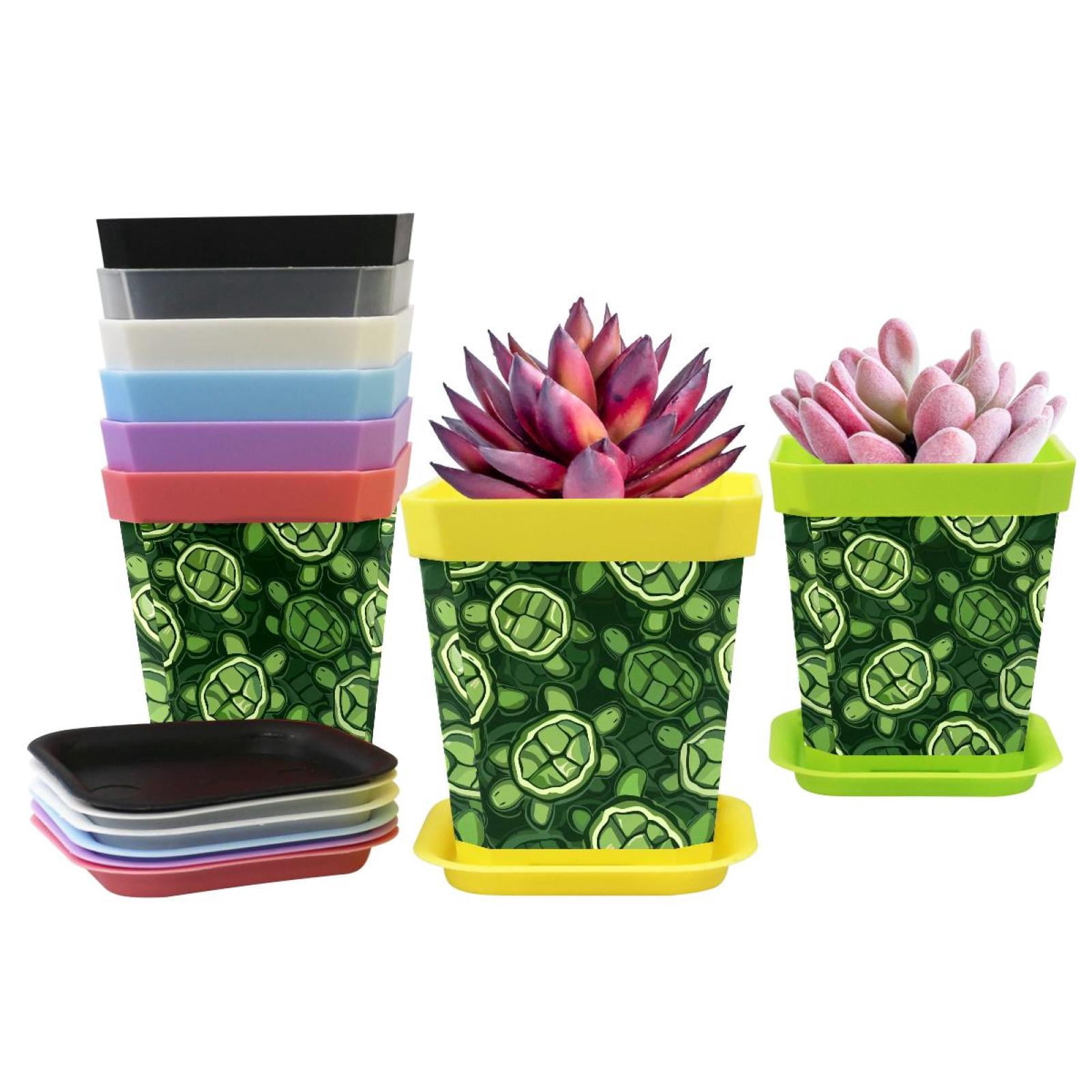 DragonBtu Plant Pots with Drainage - Home Decor Flower Pots for Indoor ...