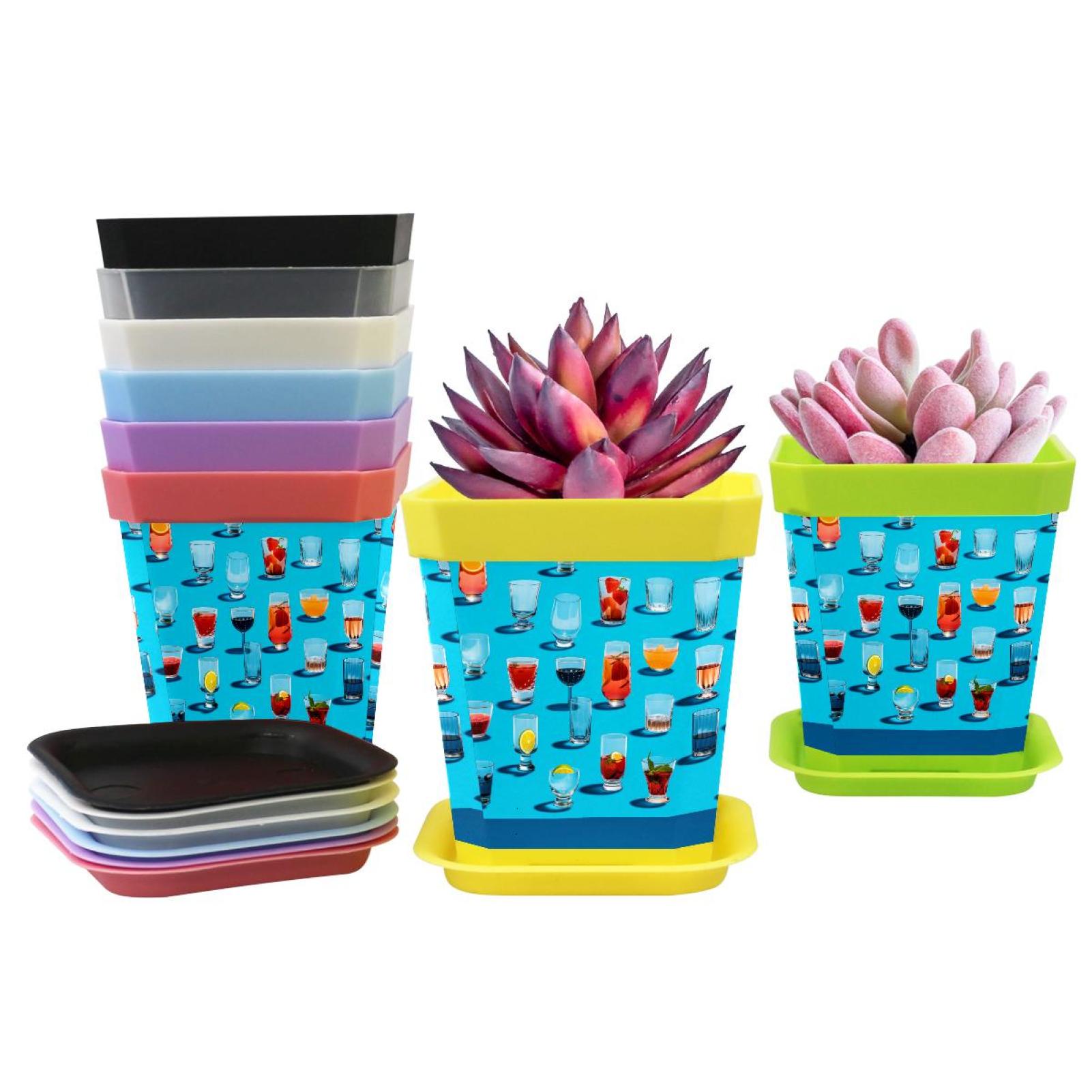 DragonBtu Plant Pots with Drainage - Home Decor Flower Pots for Indoor ...