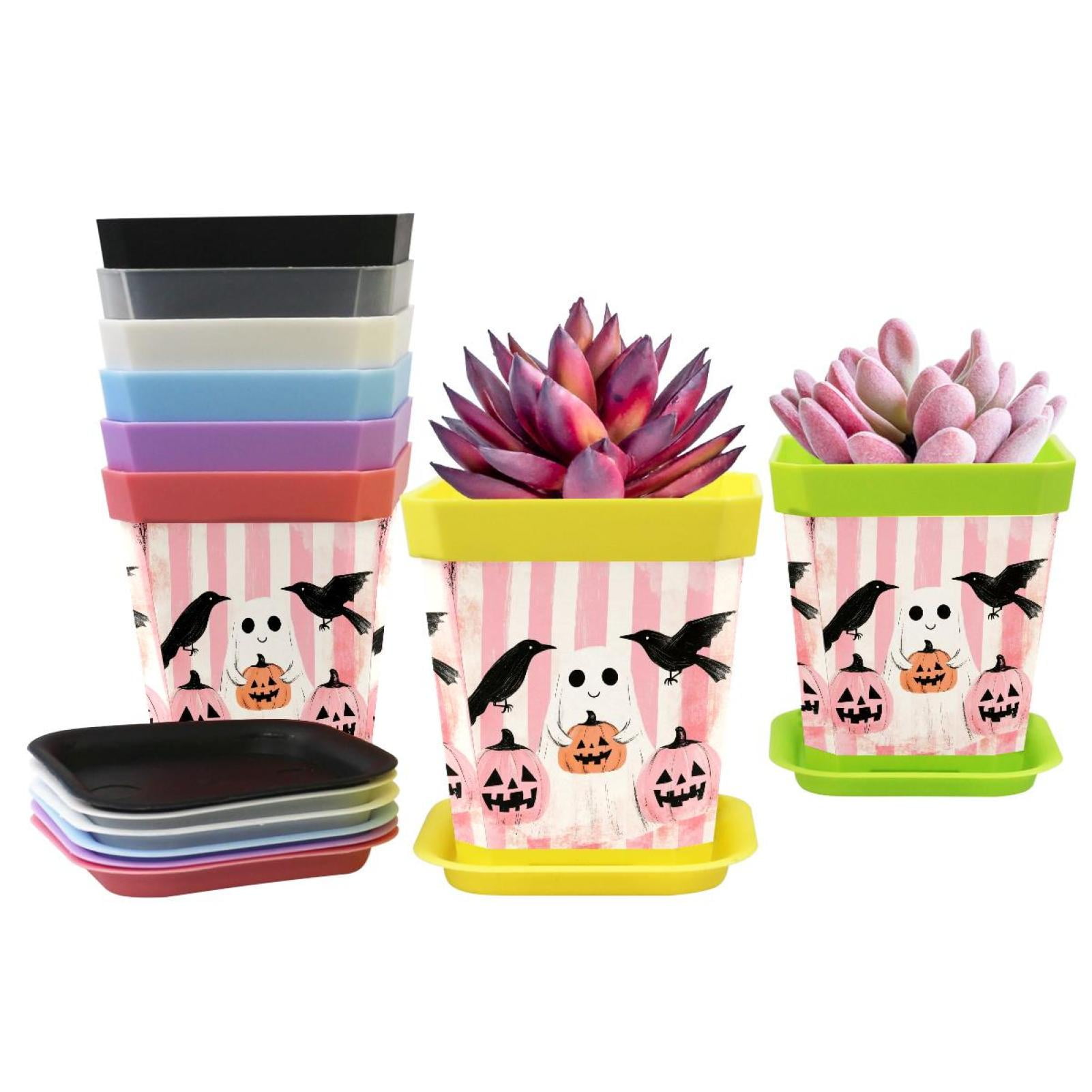 DragonBtu Plant Pots with Drainage - Home Decor Flower Pots for Indoor ...