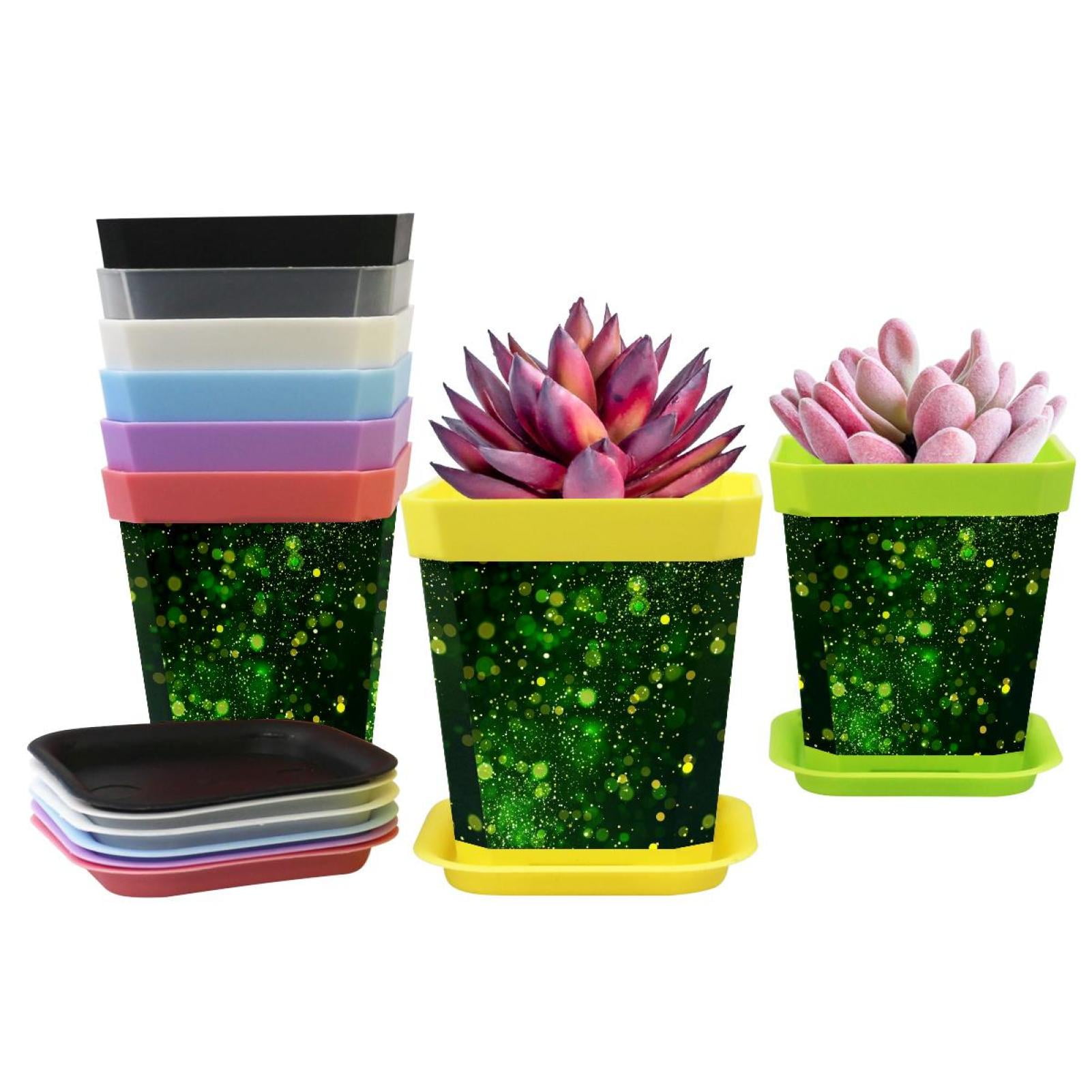 DragonBtu Plant Pots with Drainage - Home Decor Flower Pots for Indoor ...
