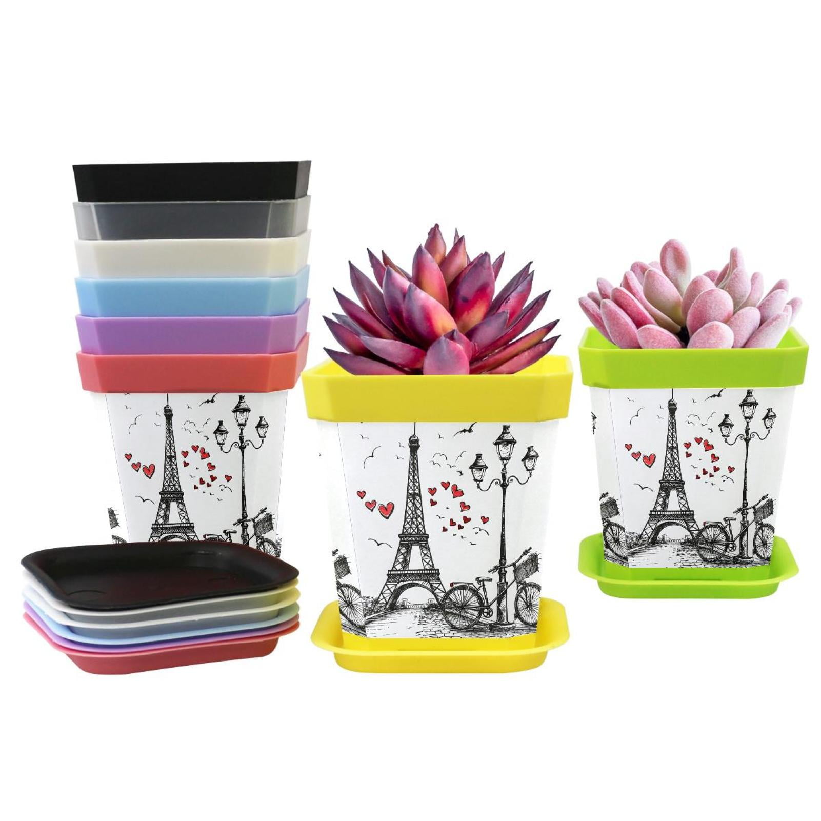 DragonBtu Plant Pots with Drainage - Home Decor Flower Pots for Indoor ...