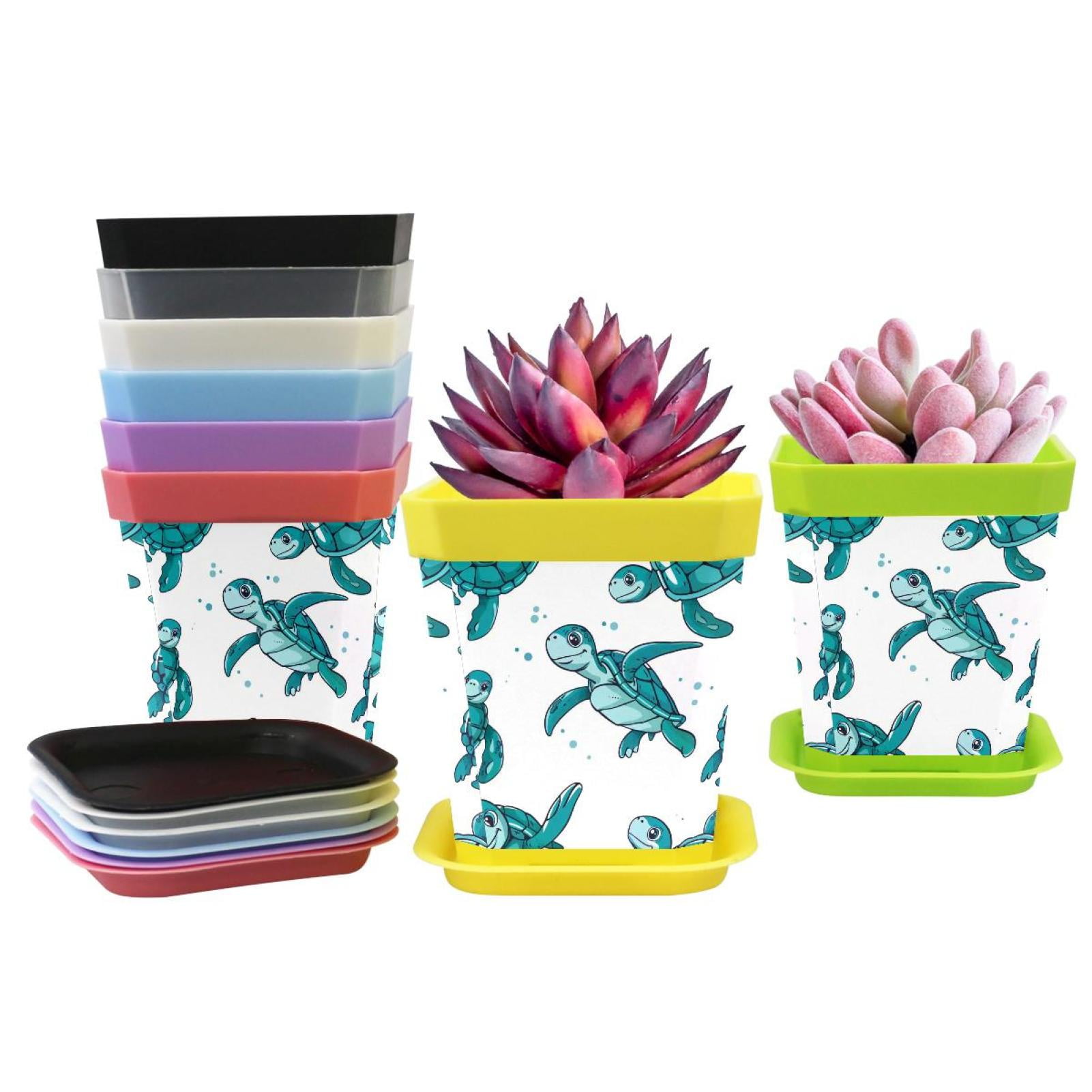 DragonBtu Plant Pots with Drainage - Home Decor Flower Pots for Indoor ...