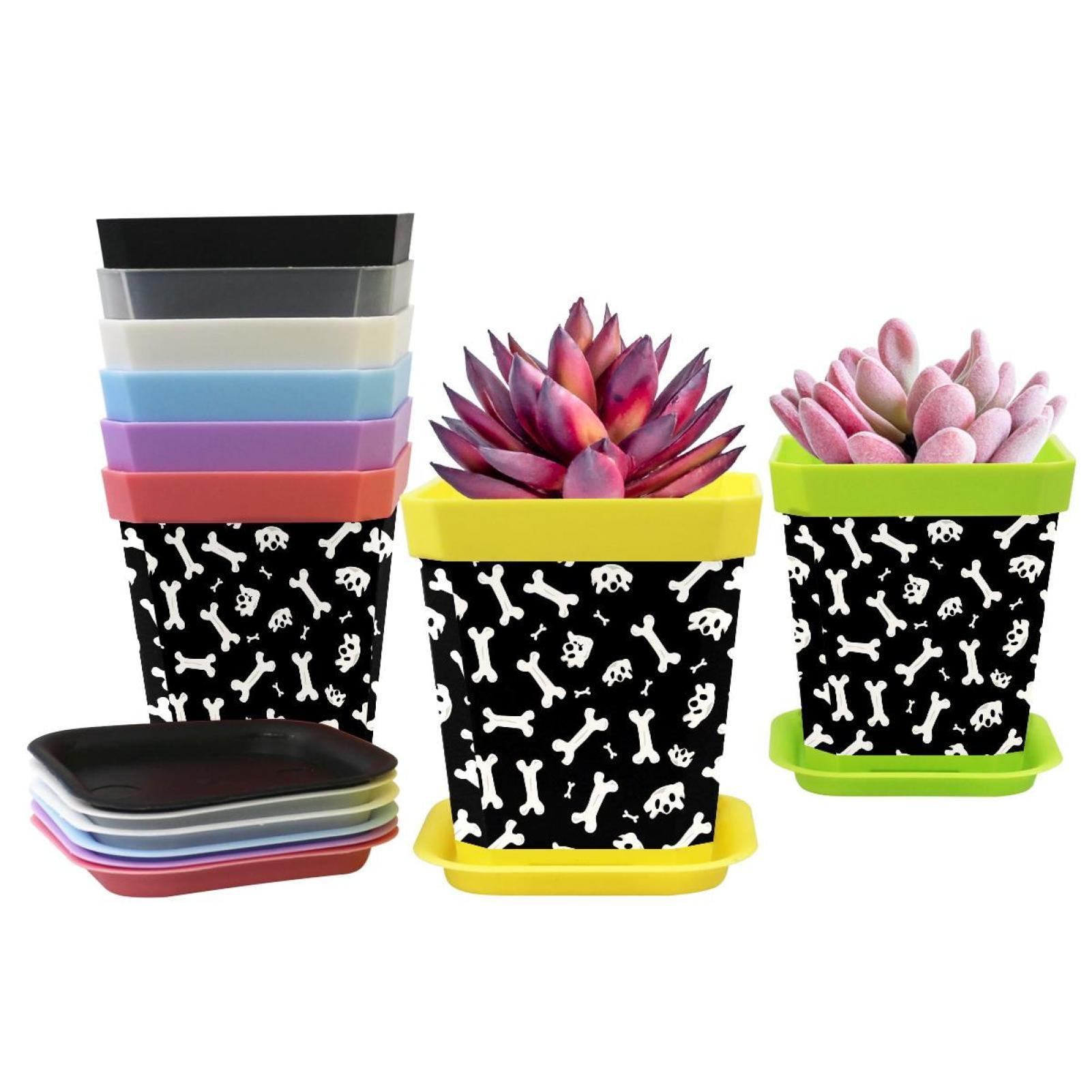 DragonBtu Plant Pots with Drainage - Home Decor Flower Pots for Indoor ...