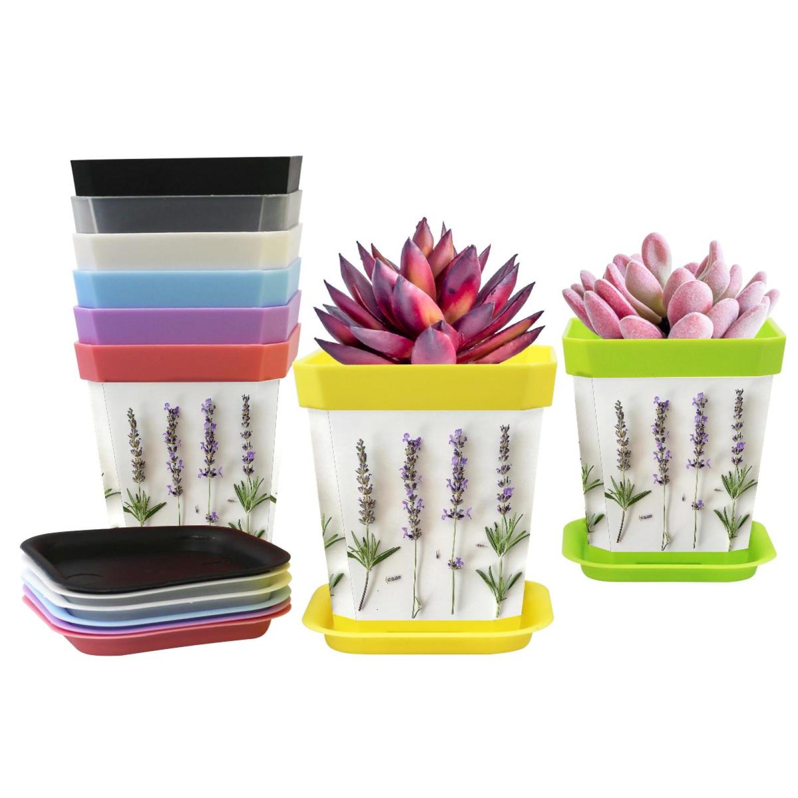 DragonBtu Plant Pots with Drainage - Home Decor Flower Pots for Indoor ...