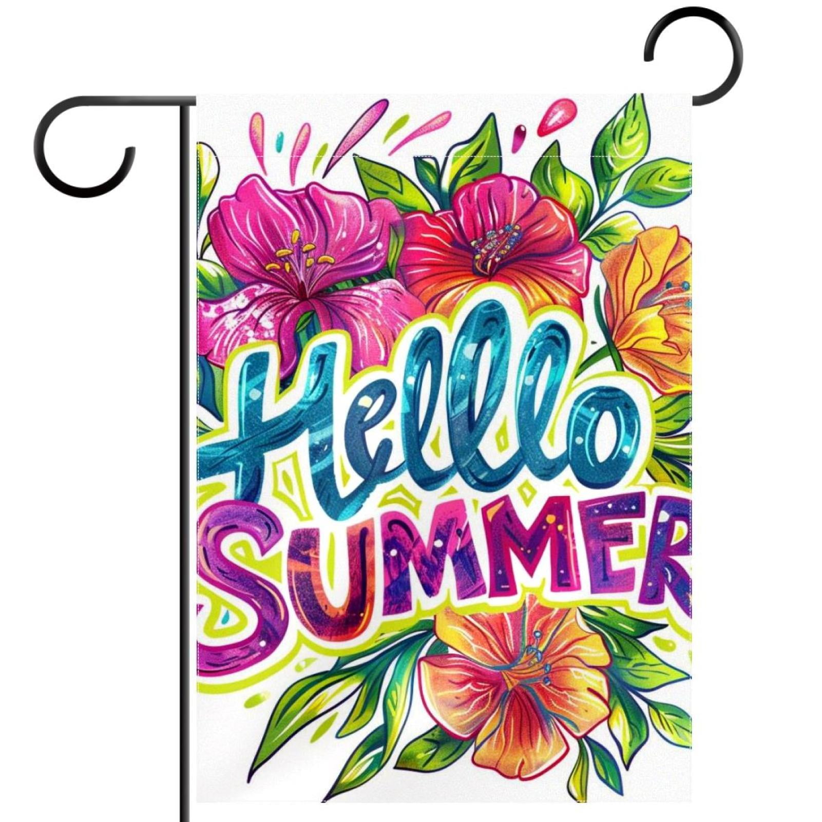 DragonBtu Seasonal Garden Flag Double Sided Spring Summer Yard Outdoor ...