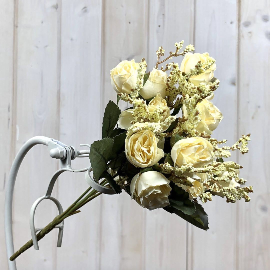 Dragonaur 1 Piece 15 Heads artificial Rose Flower Realistic Roses ...