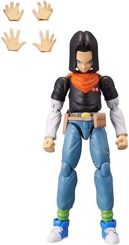 Dragonball Super Dragon Stars - Android 17 6.5" Action Figure - Walmart.com