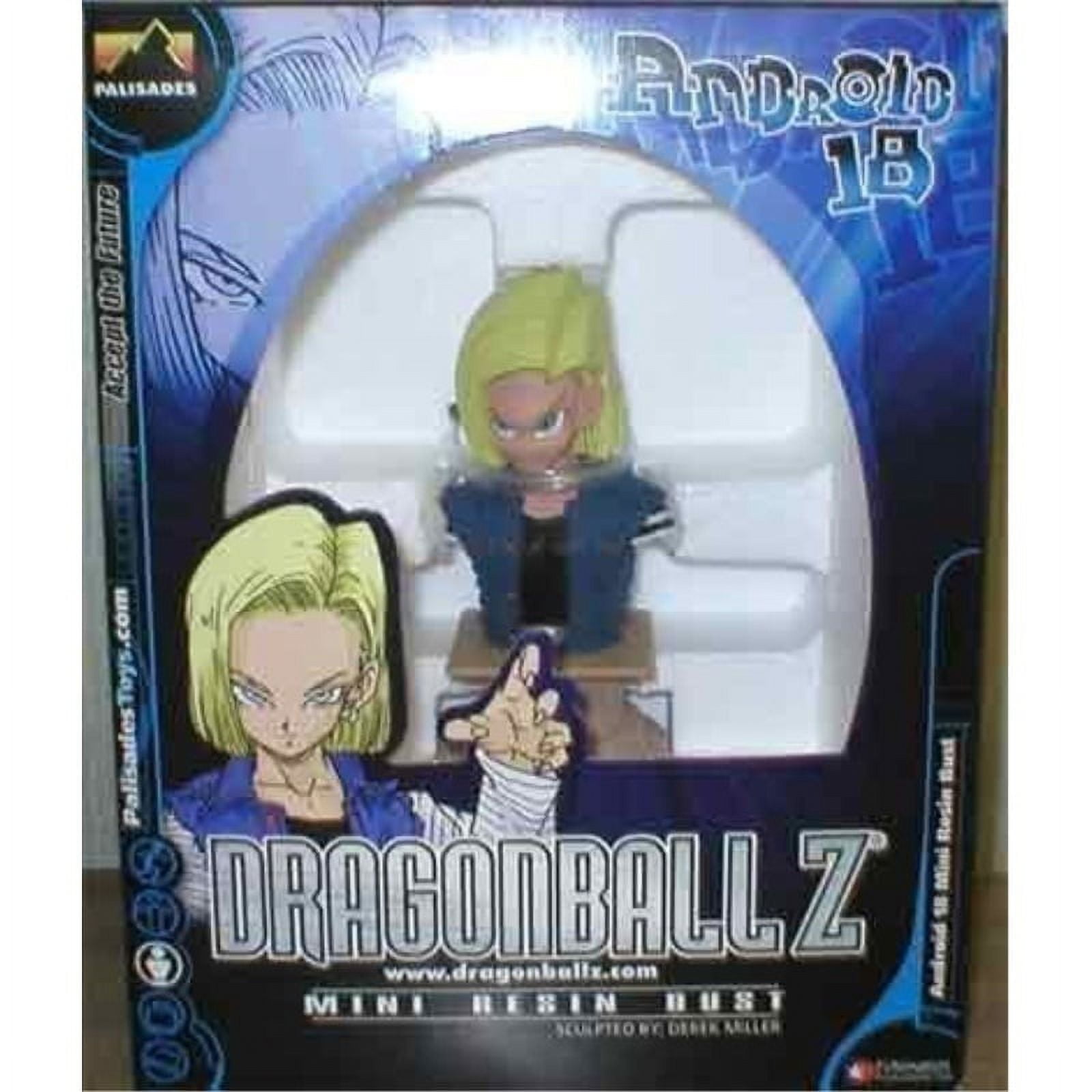 Dragonball Z Android 18 Mini Resin Bust - Walmart.com