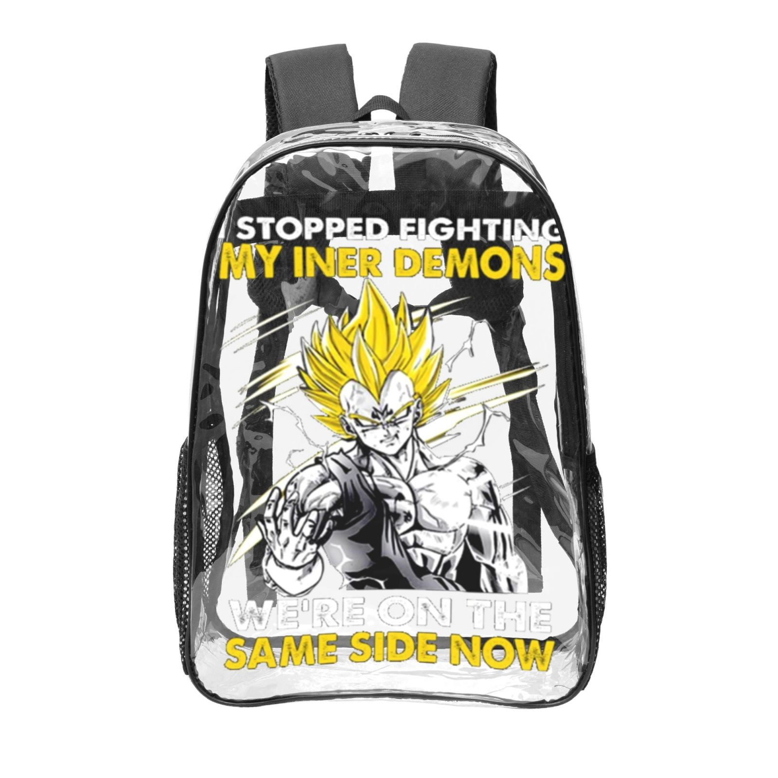 Dragonball Z Goku And Vegeta Transparent Backpack Fashion Travel ...