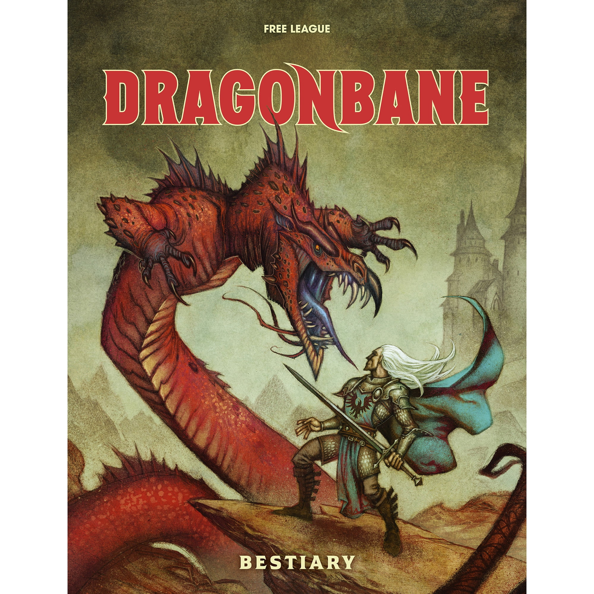 Dragonbane: Bestiary Hardcover RPG Supplement Book - Walmart.com
