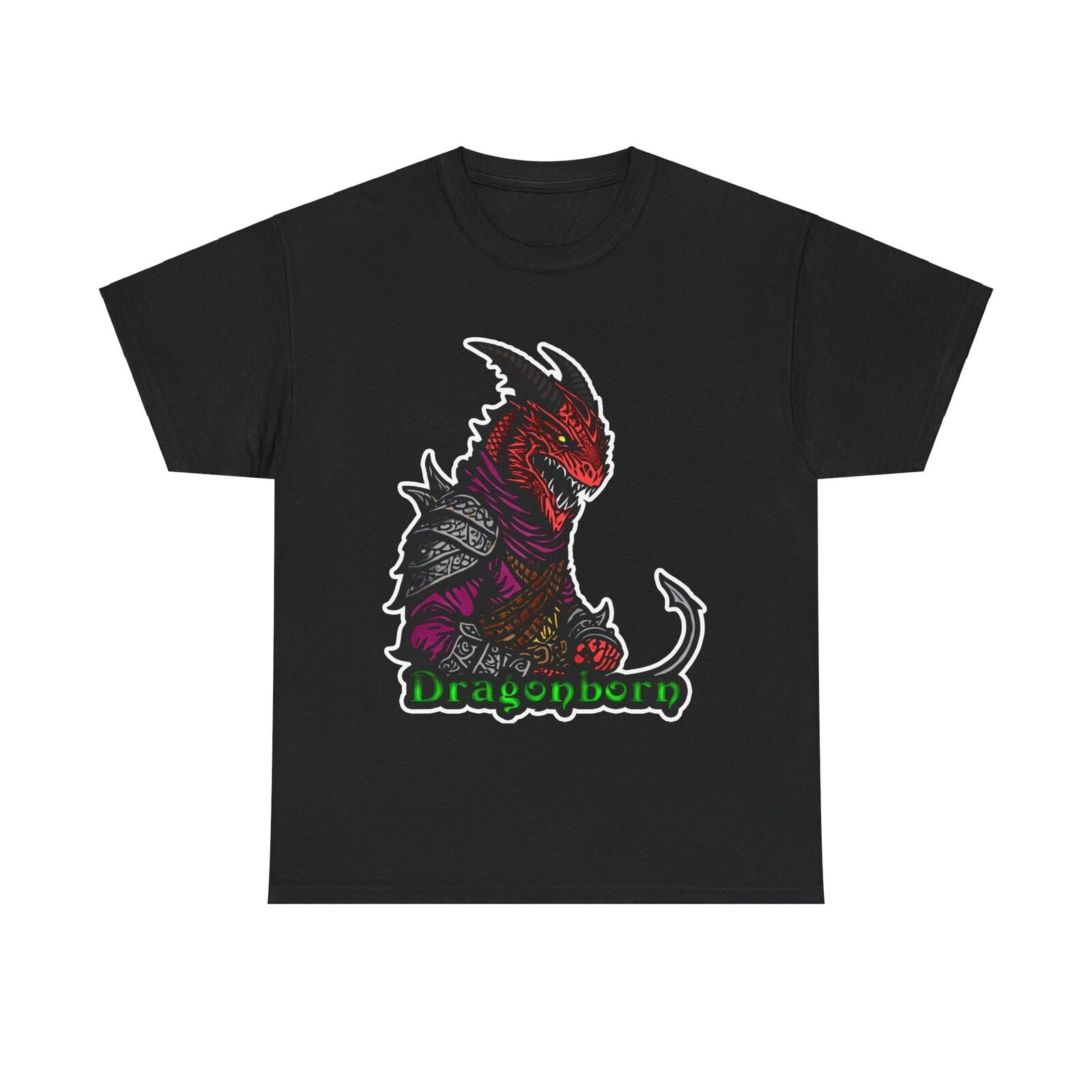 Dragonborn Paladin RPG Fantasy DnD Character Cotton T-Shirt - Walmart.com