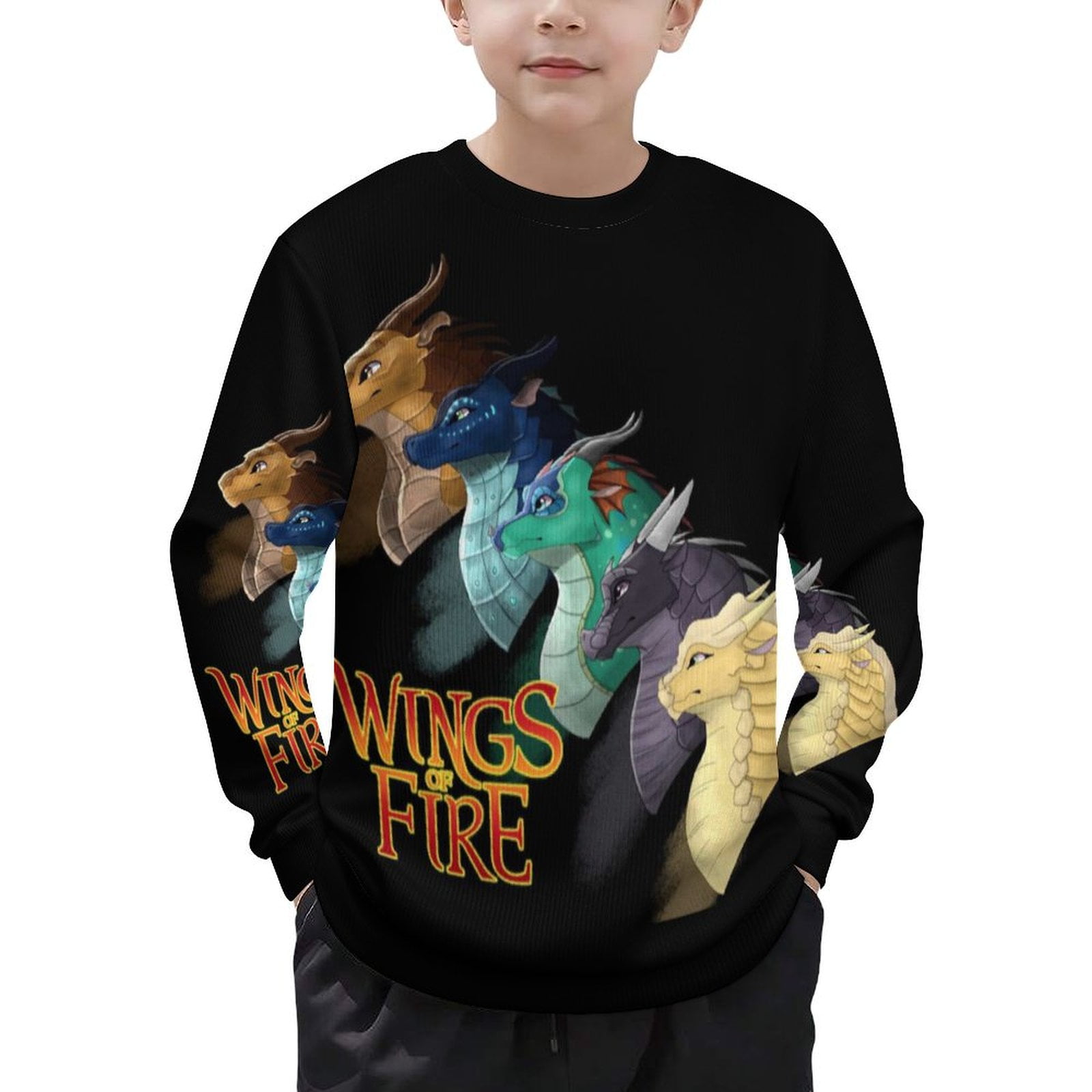 Dragonets WOF Wings Of Fire Children's Thick Pullover Sweater Fashion ...