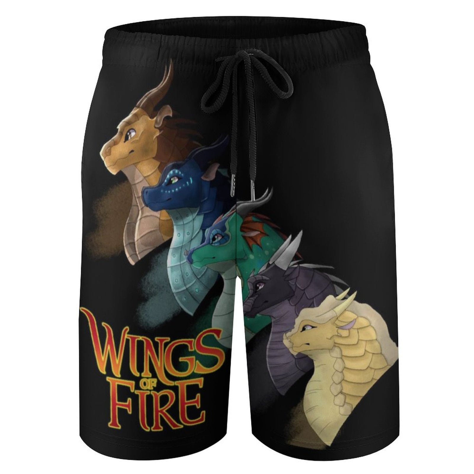 Dragonets Wings Of Fire WOF Boy's Swim Trunks Summer Hawaii Board ...