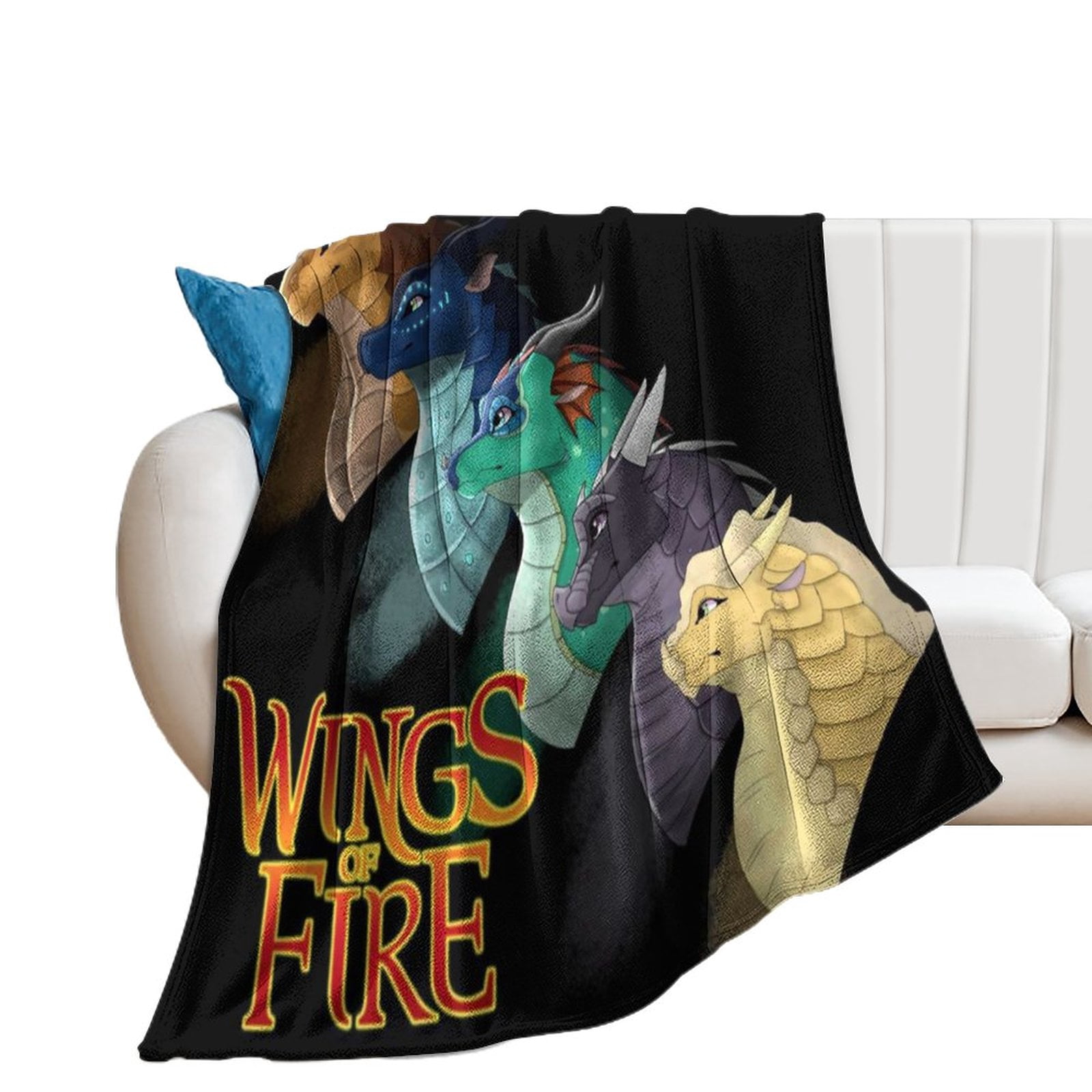 Dragonets Wings Of Fire WOF Kids Adults Fleece Blanket Lightweight All ...