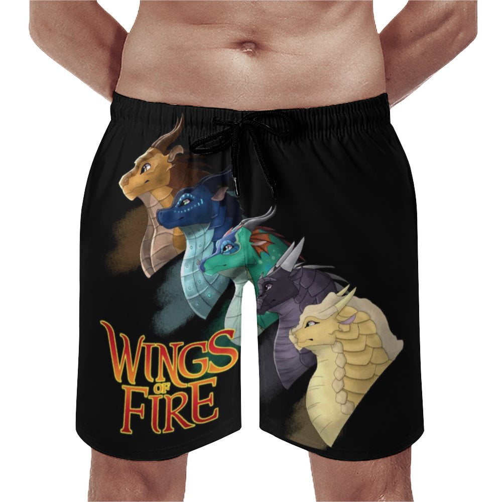Dragonets Wings Of Fire WOF Men's Swim Trunks Quick Dry Beach Board ...