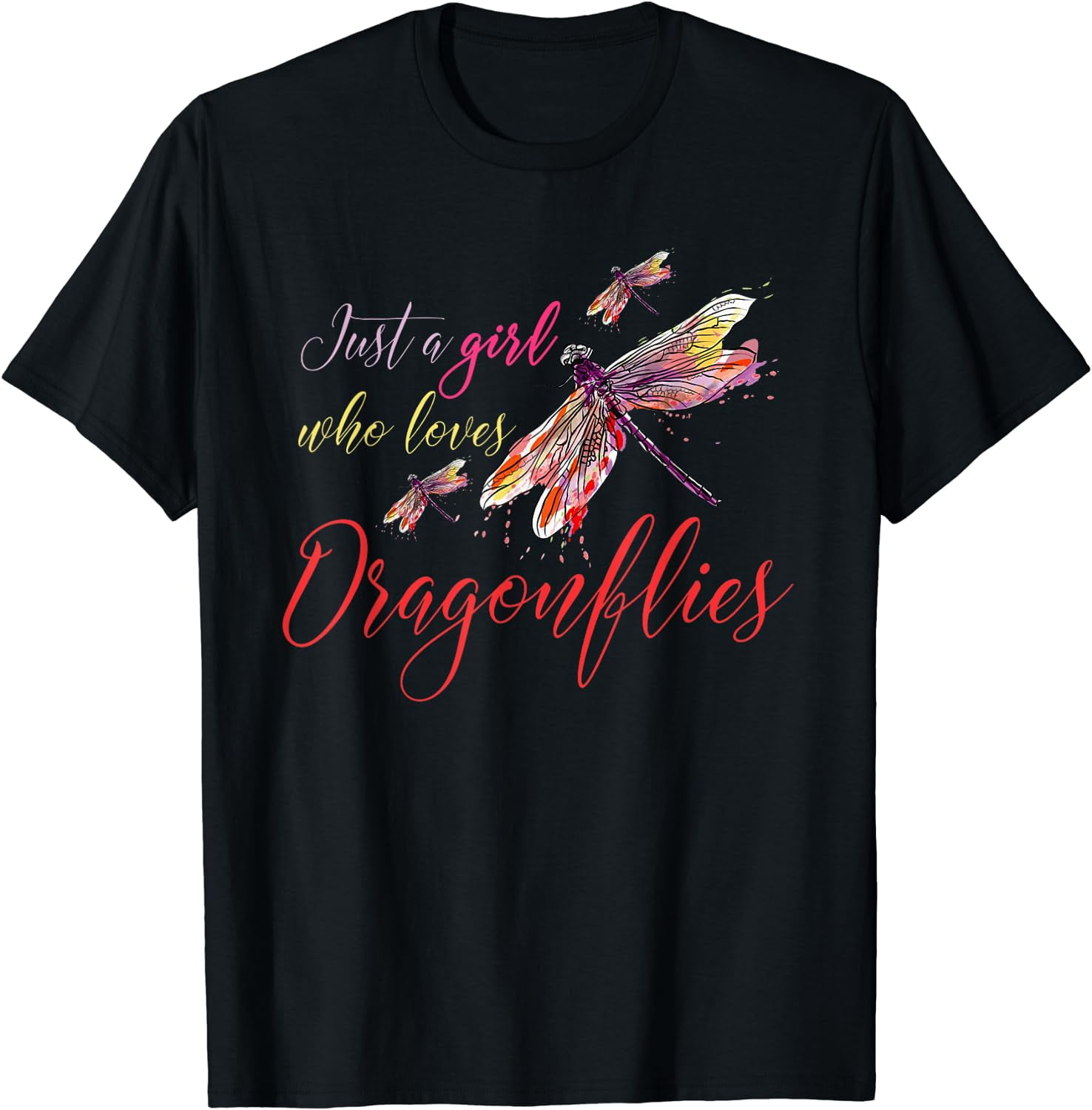 Dragonflies Animals Women Gift Idea Dragonfly T-Shirt - Walmart.com