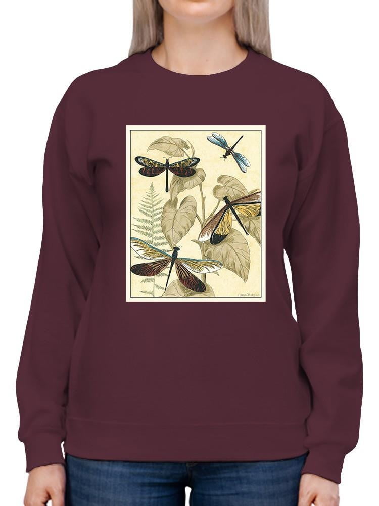 Dragonflies In Nature Ii Sweatshirt Women -Megan Meagher Designs ...
