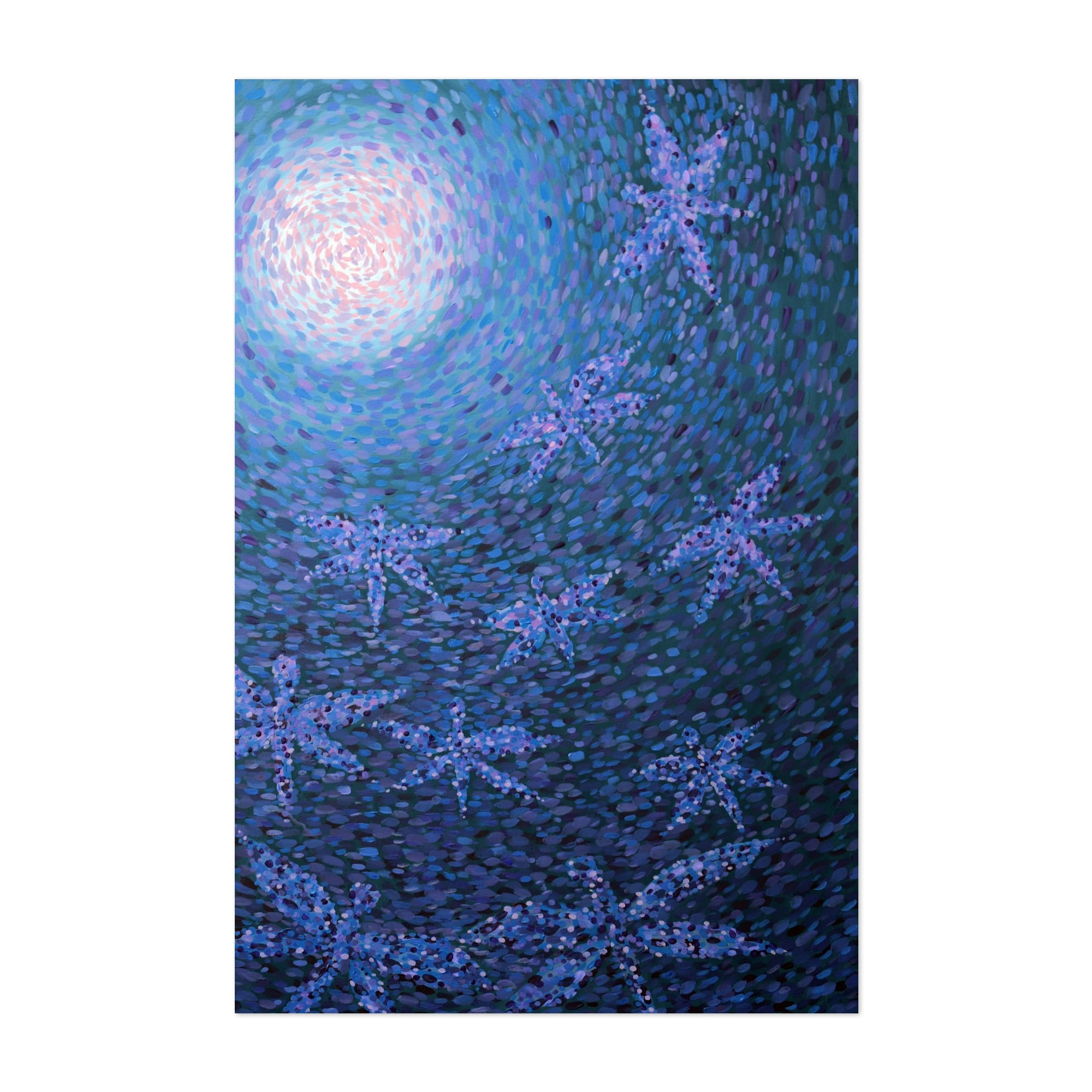Dragonflies - Painting Modern Art Abstract Dragonfly Mystical Geometric ...