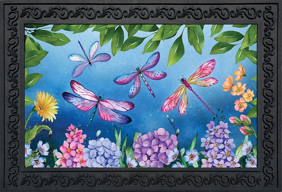 Briarwood Lane Dragonflies Doormat - Walmart.com