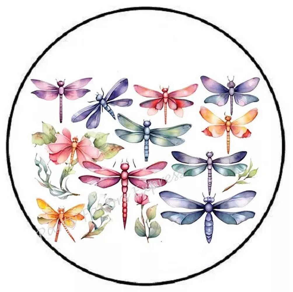 Dragonflies Sticker Party Favors Sticker Envelope Seals Labels Stickers ...