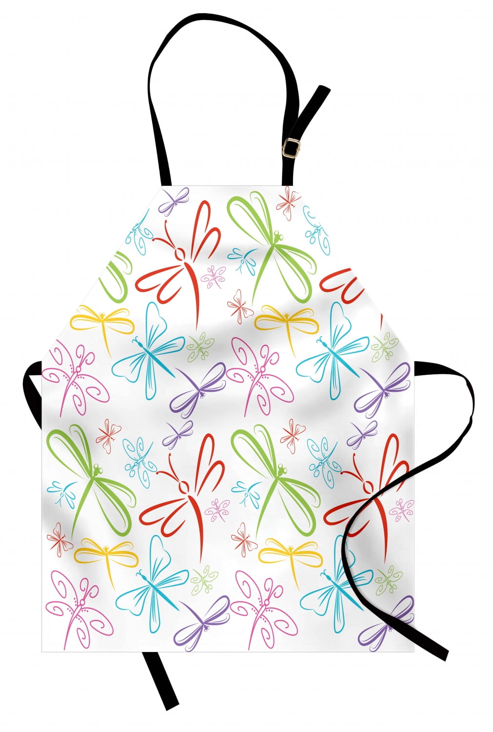 Dragonfly Apron Cute Insects Winged Freedom Symbol Colorful Animal ...