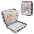 Dragonfly Around Big Bows Flowers Accordion File Organizer Expanding ...