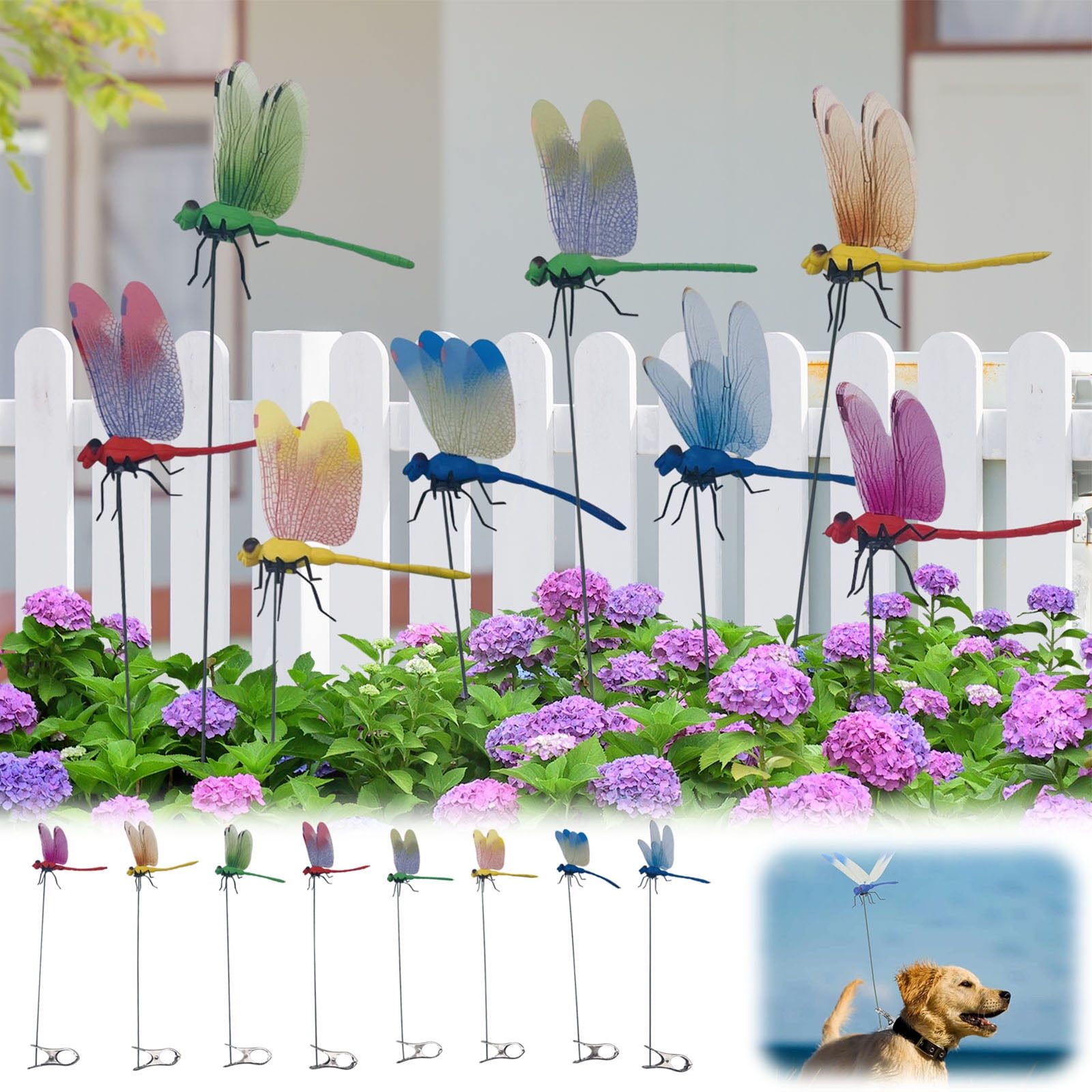 Dragonfly Clip Bug Repellent, Clip on Dragonfly for Bugs, 3D Dragonfly ...