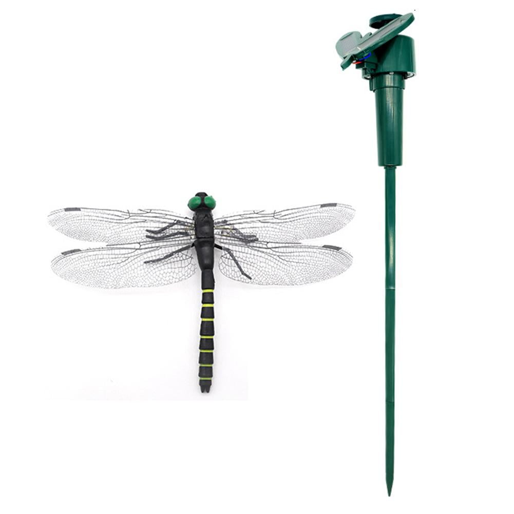 Dragonfly Clip Bug Repellent, Realistic PVC Dragonfly Garden Stakes ...