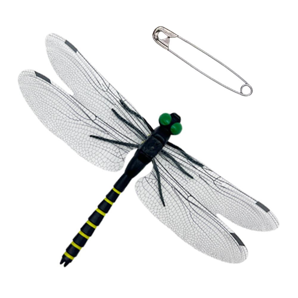 Dragonfly Clip Bug Repellent, Realistic PVC Dragonfly Garden Stakes ...