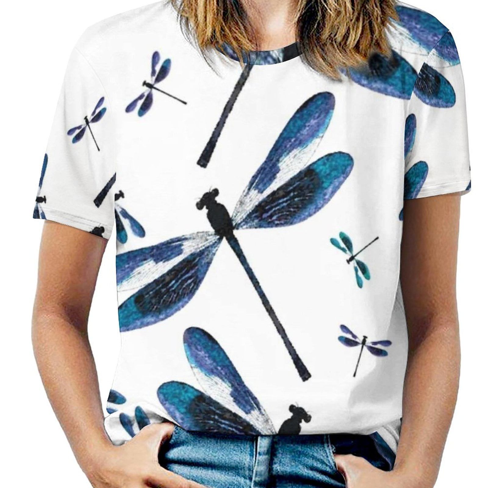 Dragonfly Dragonflies Magical Insects Women'S T-Shirt Summer Fashion ...