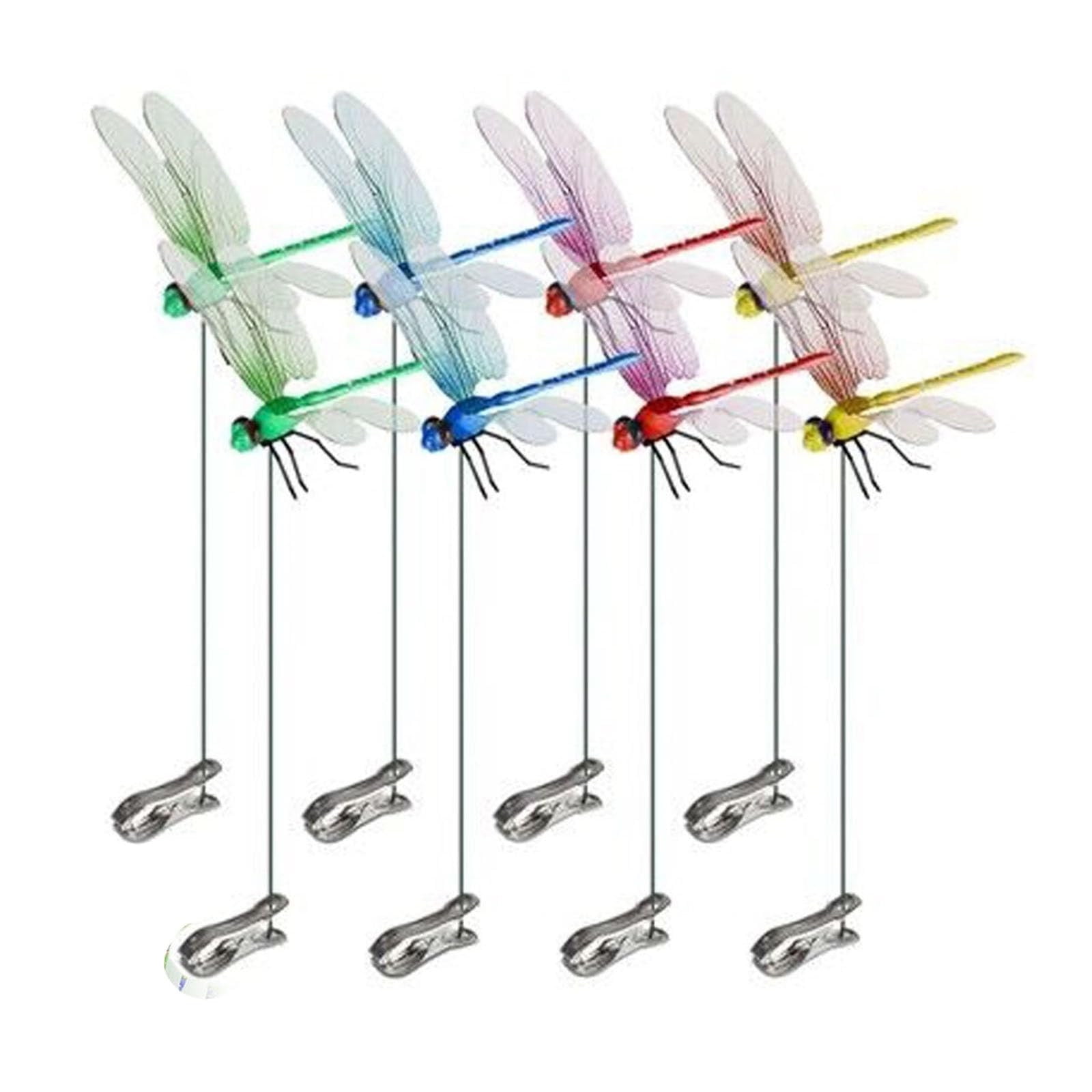Dragonfly Dragonfly Clip Bug Repellent Plastic 3D Giant fake dragonfly ...