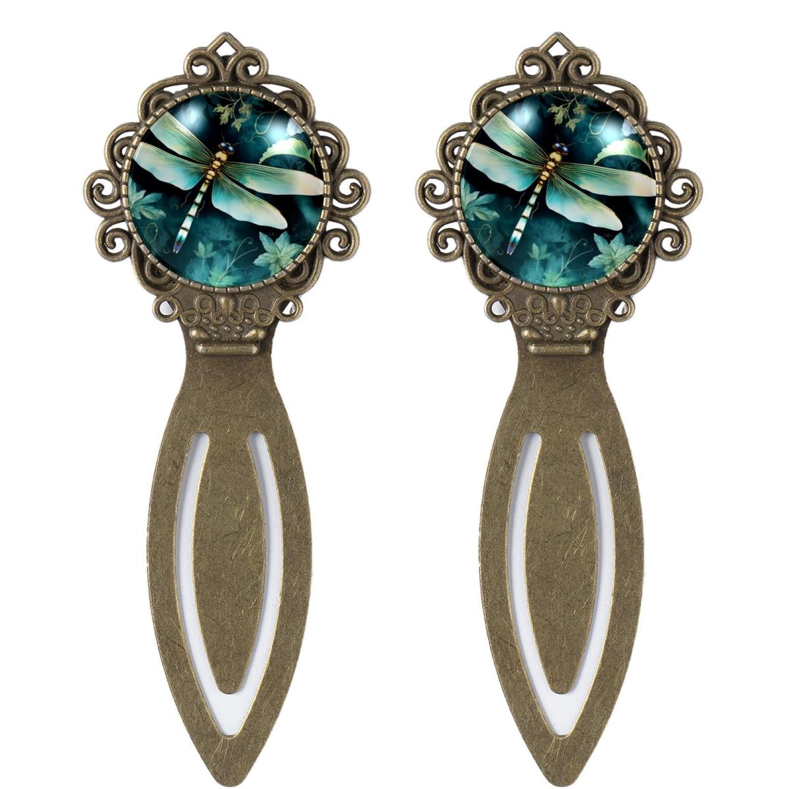 Dragonfly Elegant Vintage Copper-Colored Lace Bookmarks - Set of 2 ...