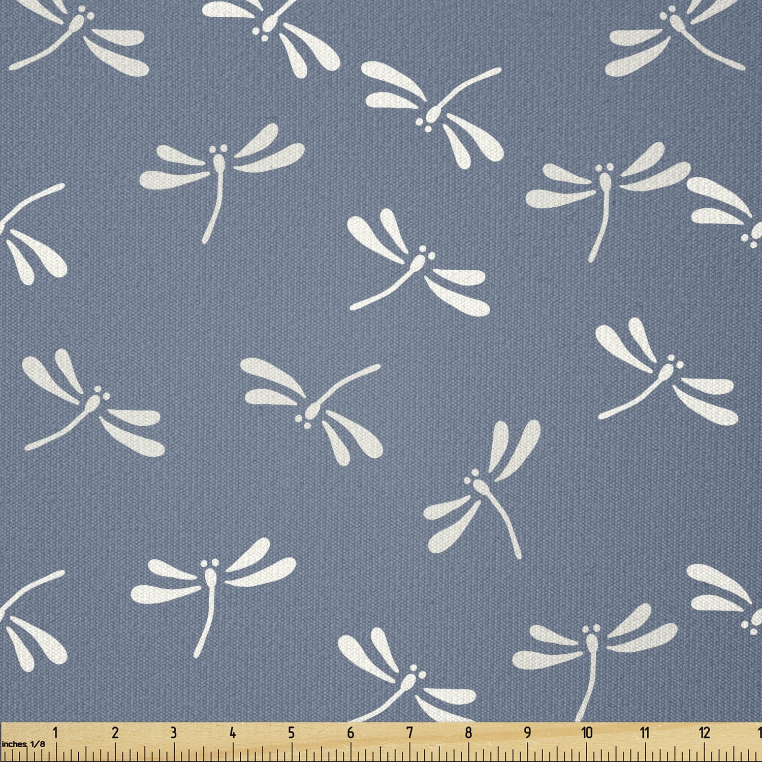 Dragonfly Fabric by The Yard, Tropical Wildlife Pattern Japanese Style ...