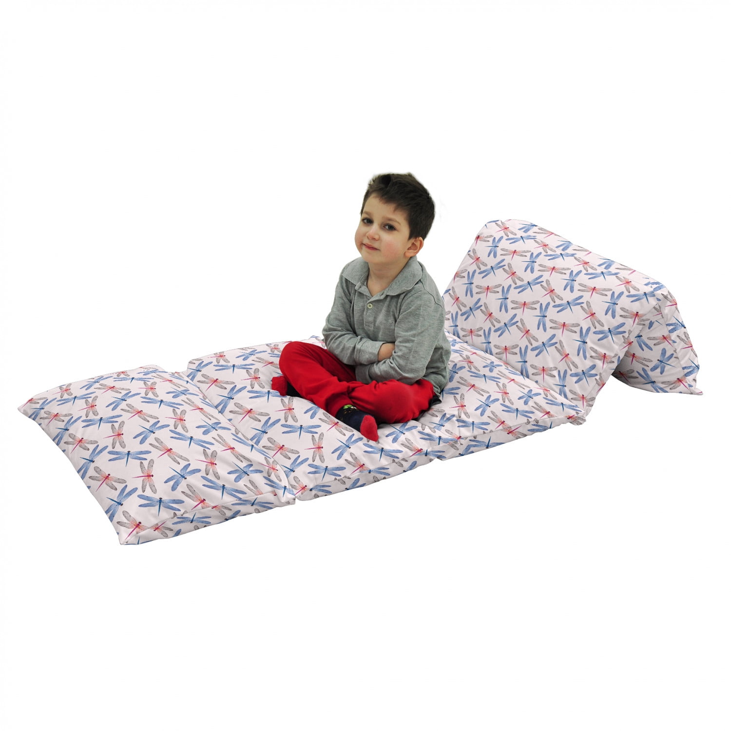 Dragonfly Floor Pillow Lounger Cover, Dragonfly Forms High Detailed ...