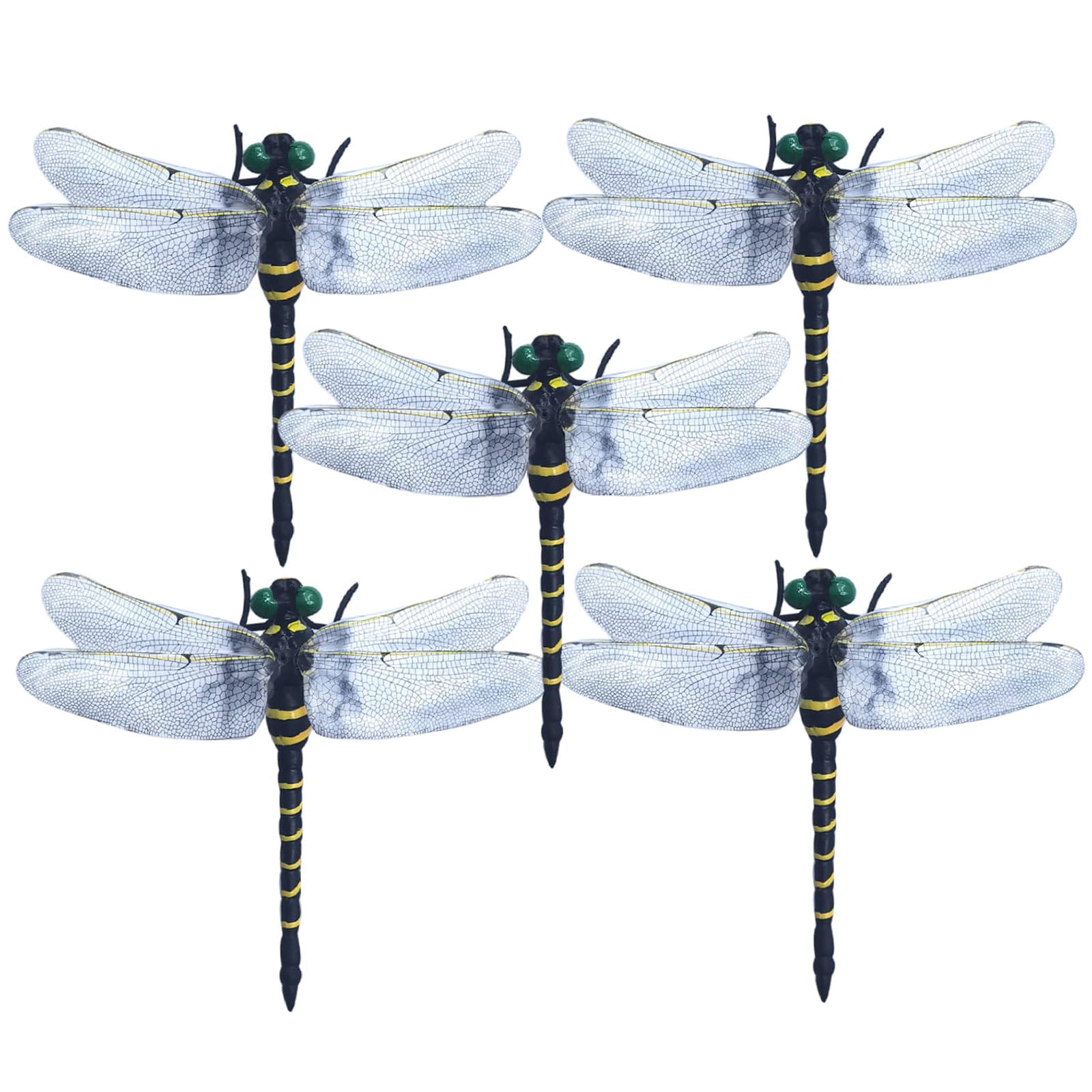 Dragonfly Hat Clip, Artificial Realistic Fake Dragonflies Fly Repelling ...