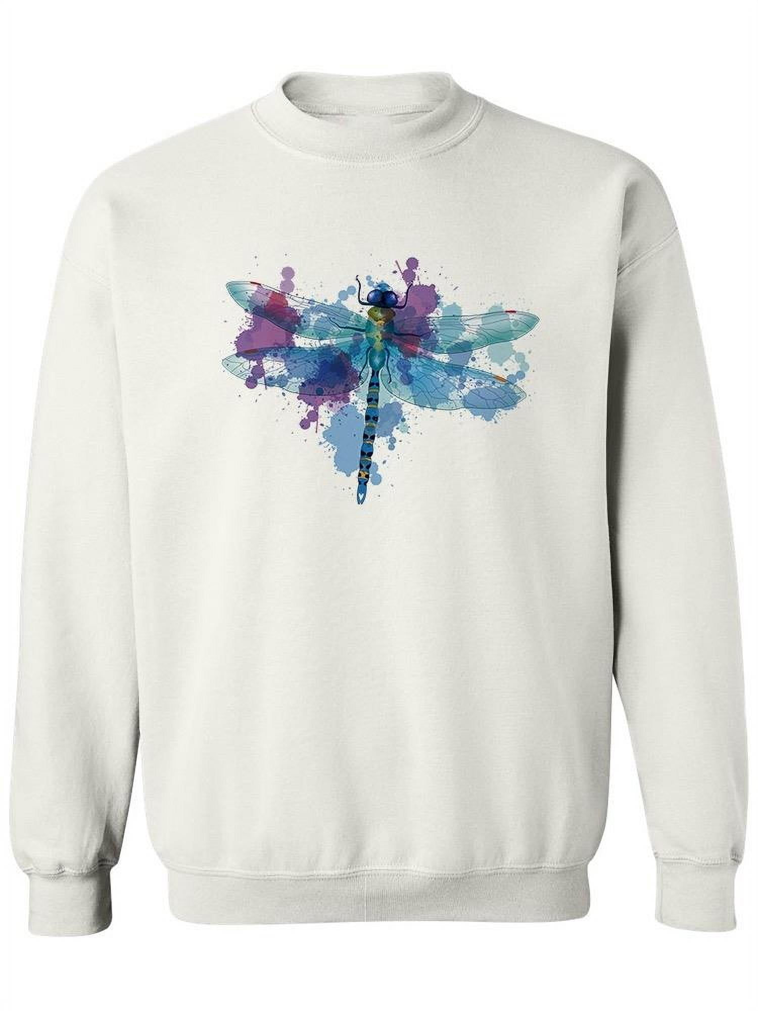 Dragonfly In Colors Sweatshirt Women -SPIdeals Designs, Female x-Large ...