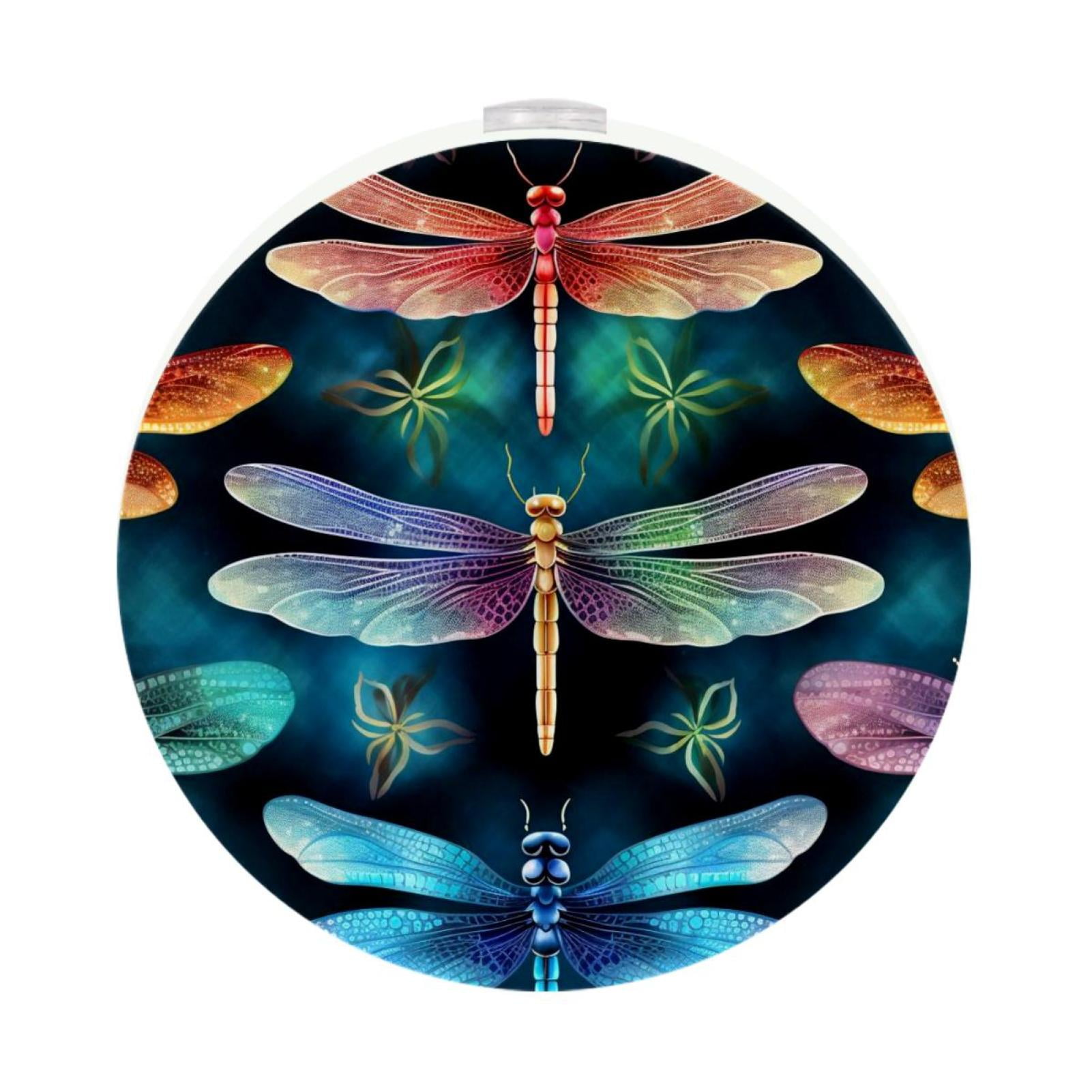 Dragonfly LED Round Night Light-2PCS: Wireless & Portable Small Lights ...
