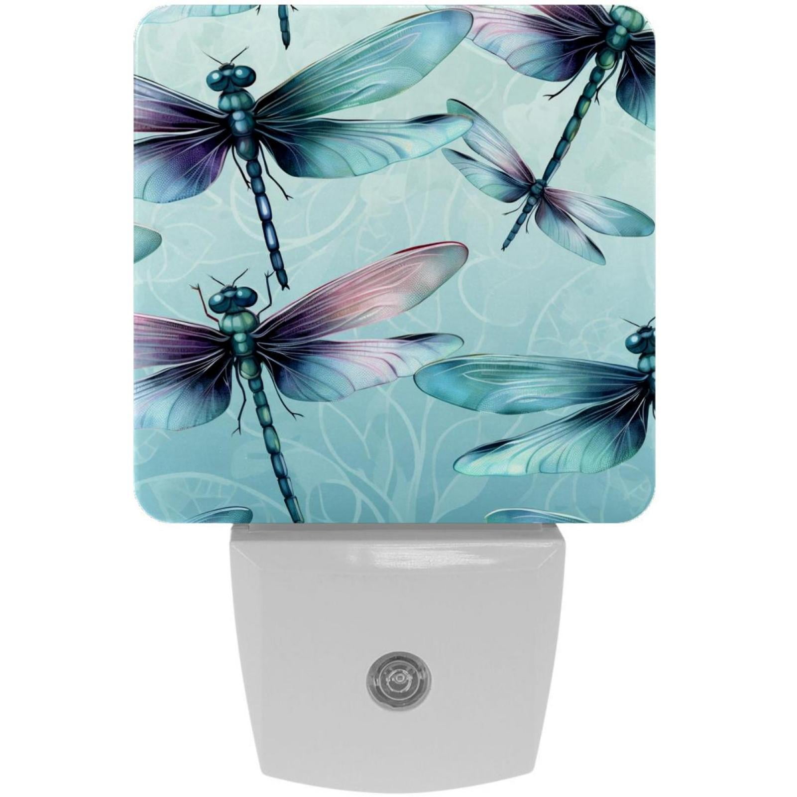 Dragonfly LED Square Night Light - Small and Bright Square-shaped LED ...